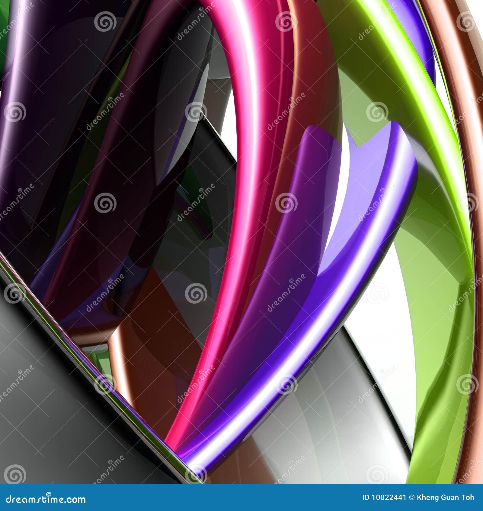 Colorful glossy abstract stock illustration. Illustration of angled ...