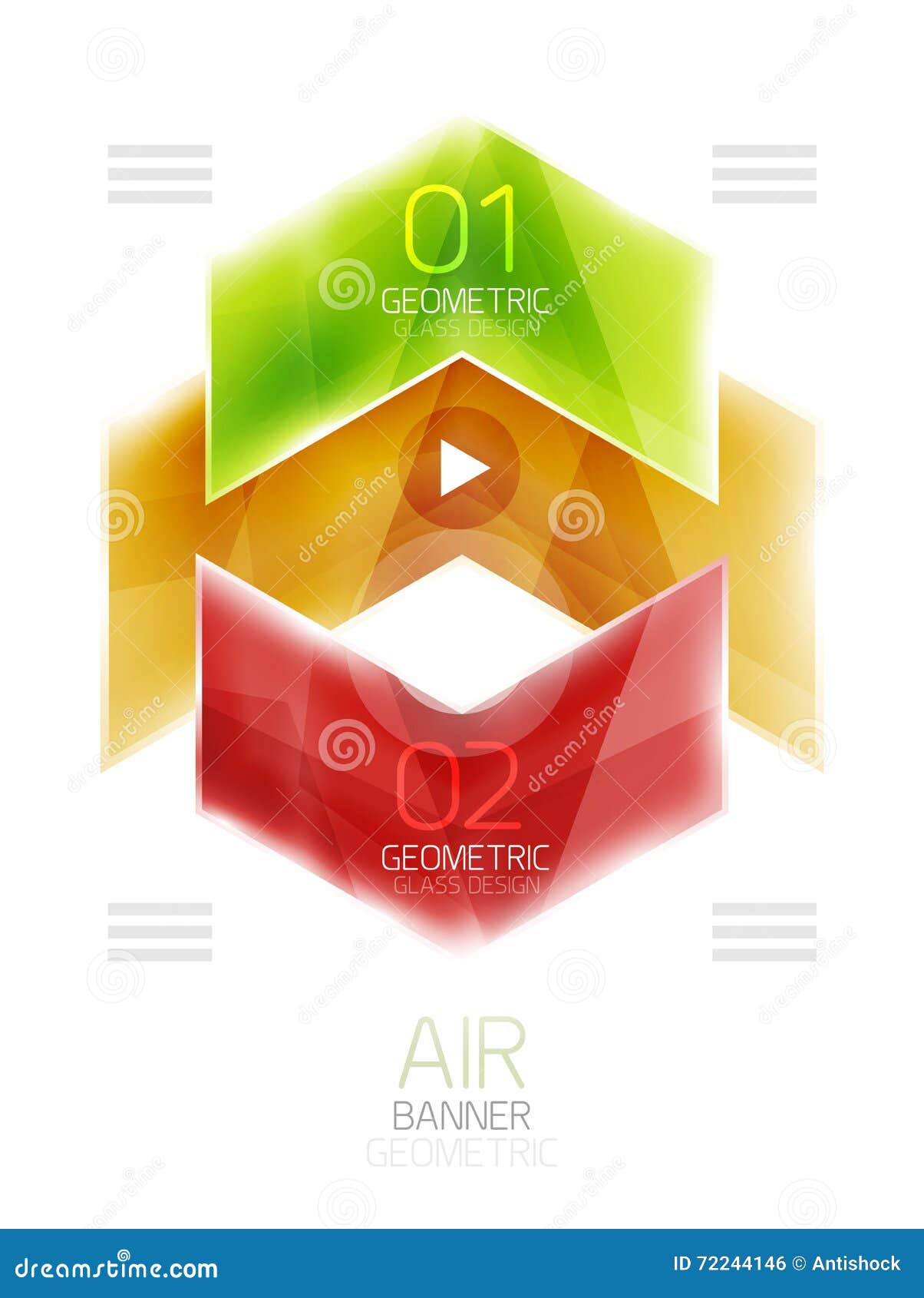 Colorful Glossy Arrow Web Box Stock Illustration - Illustration of ...