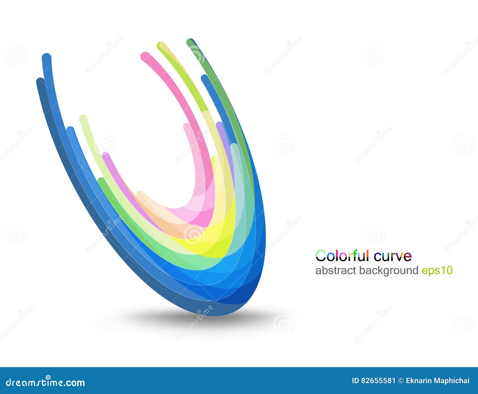 Colorful Concave Vector | CartoonDealer.com #88327196