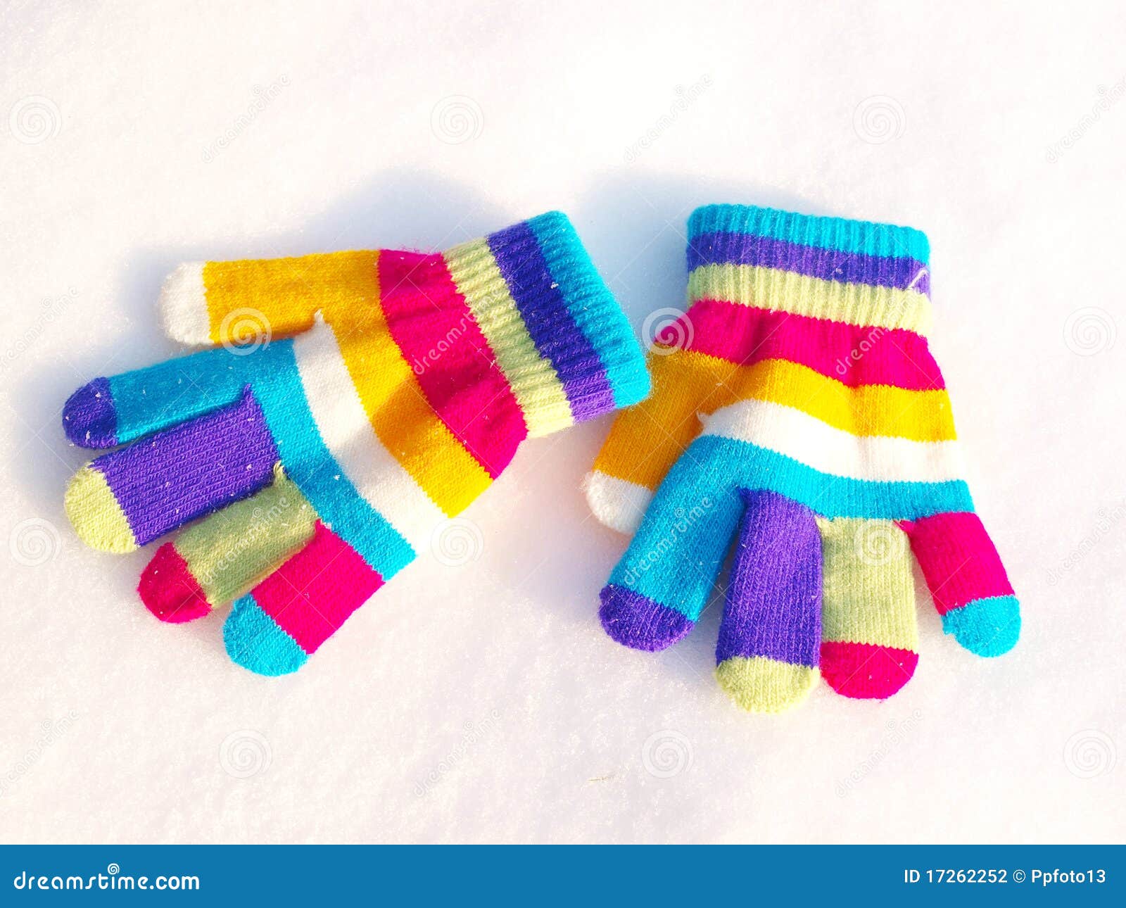 Colorful gloves stock photo. Image of cold, clothing - 17262252
