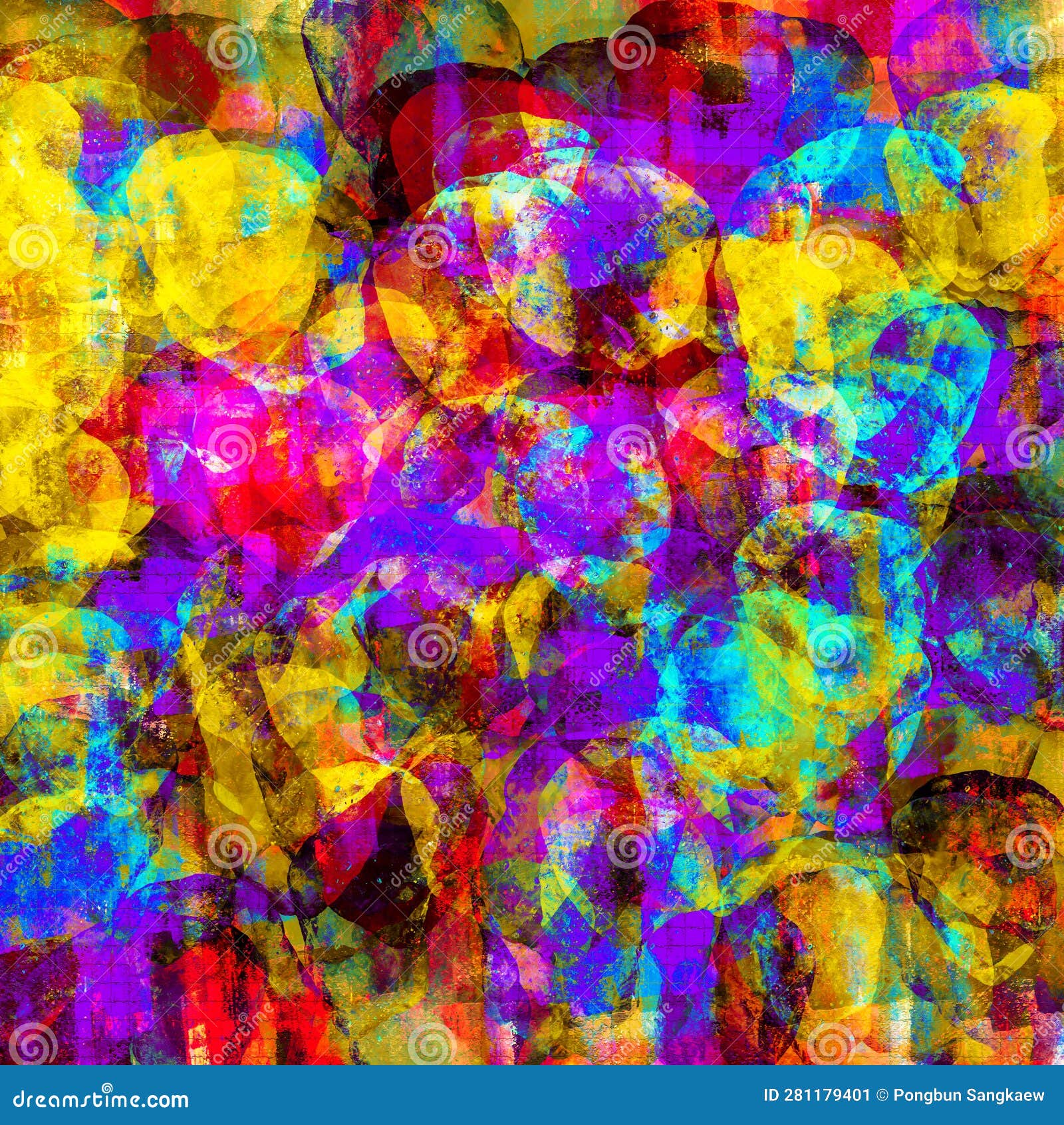 Colorful Glow Color Design Abstract Modern Art Background Stock Image ...