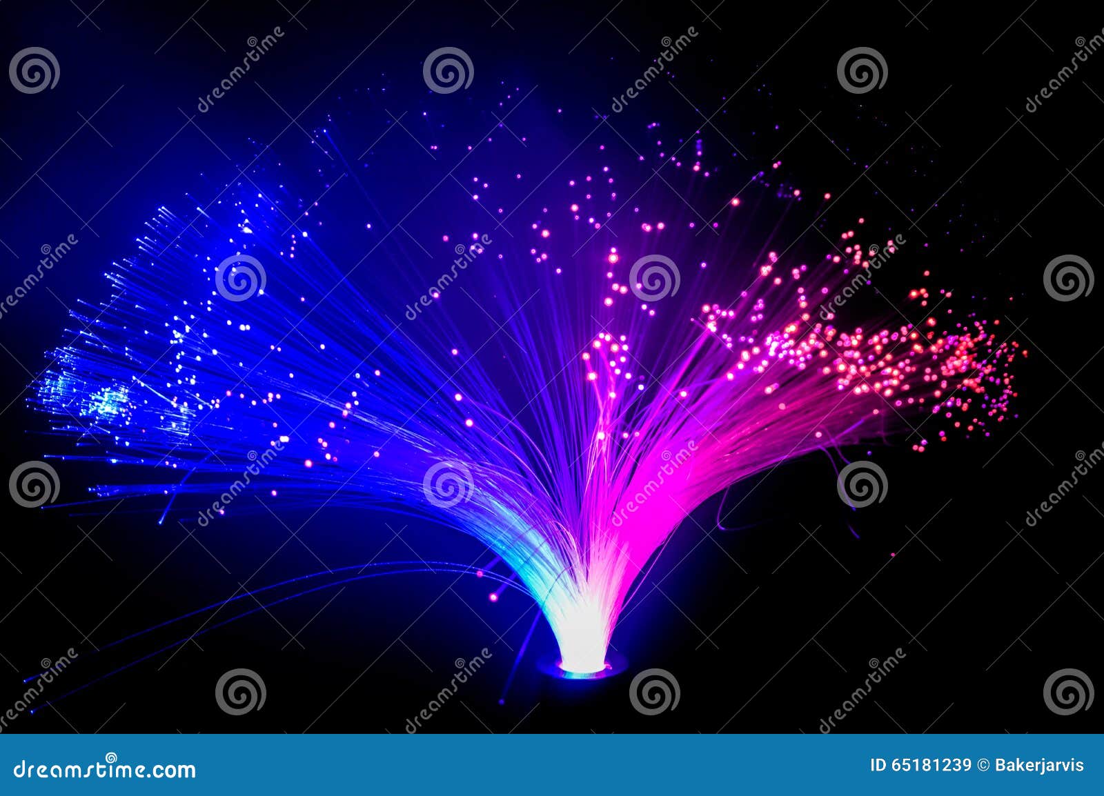 Colorful Glowing Blue and Purple Lights. Stock Illustration ...