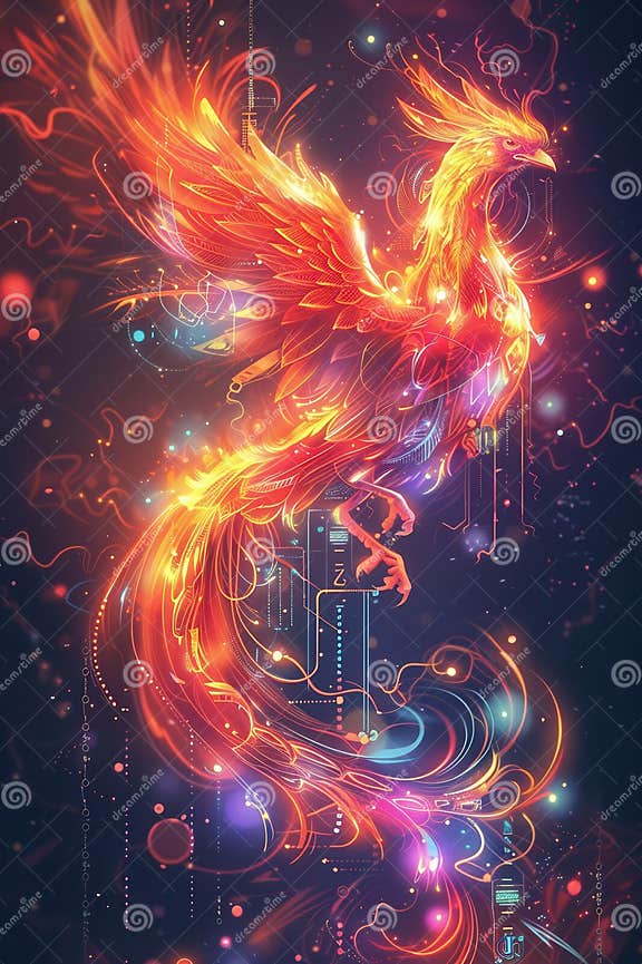 A Colorful, Glowing, and Intricate Dragon is the Main Focus of this ...