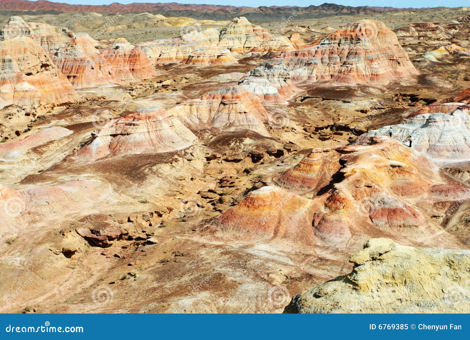 Colorful Gobi stock image. Image of nature, colour, xinjiang - 6769385