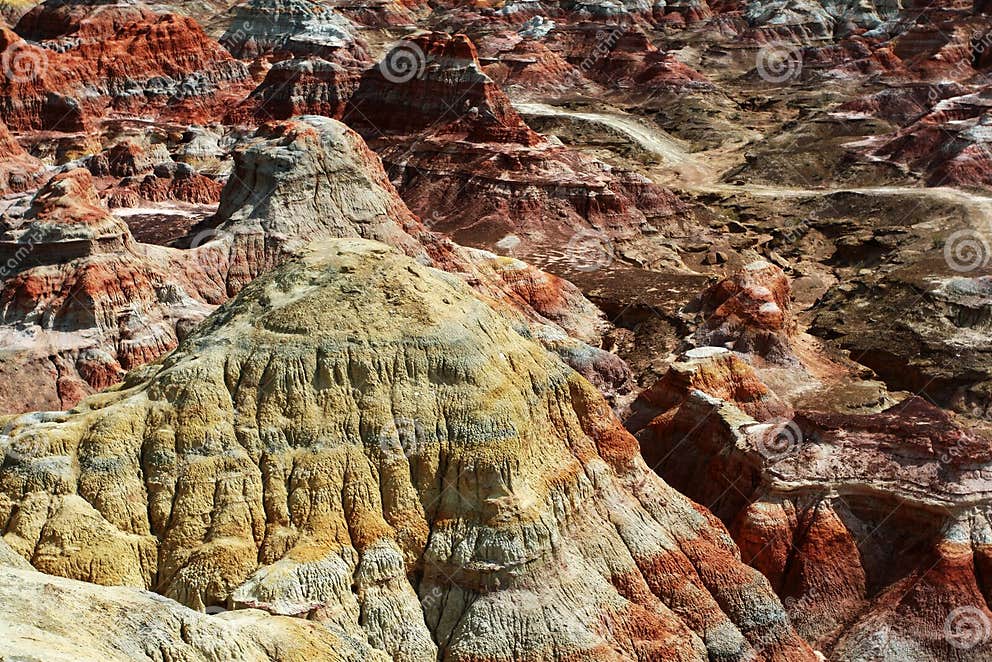 Colorful Gobi stock photo. Image of colour, nature, gobi - 6769396