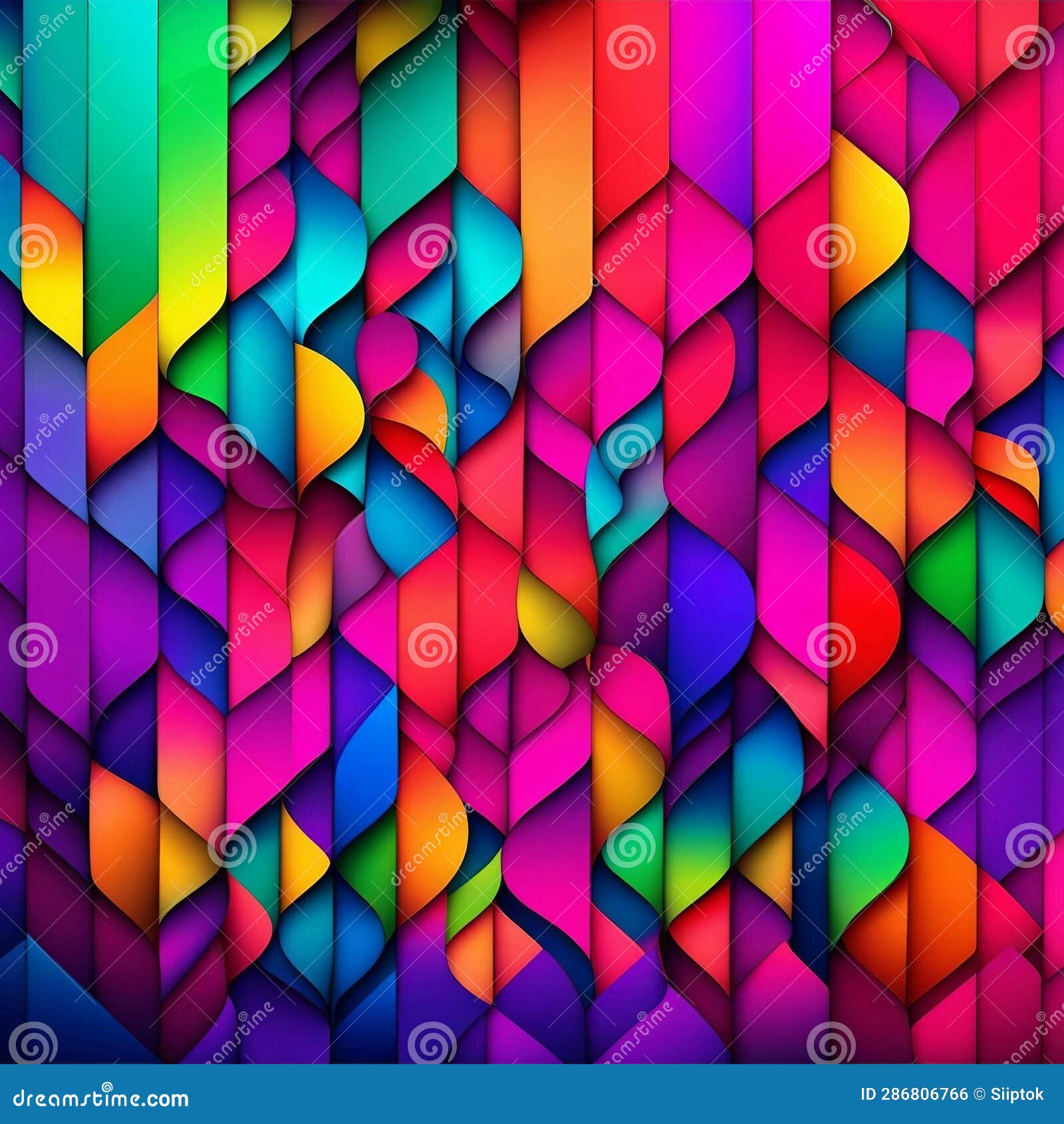Colorful Gradation Texture Wave Abstract Background Stock Illustration ...