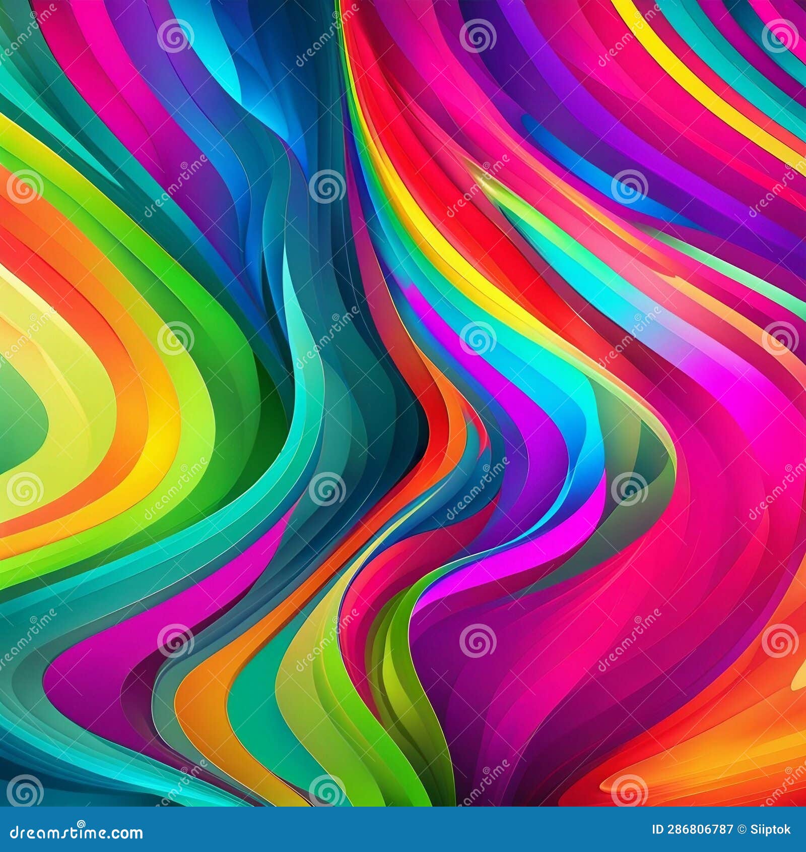 Colorful Gradation Texture Wave Abstract Background Stock Illustration ...