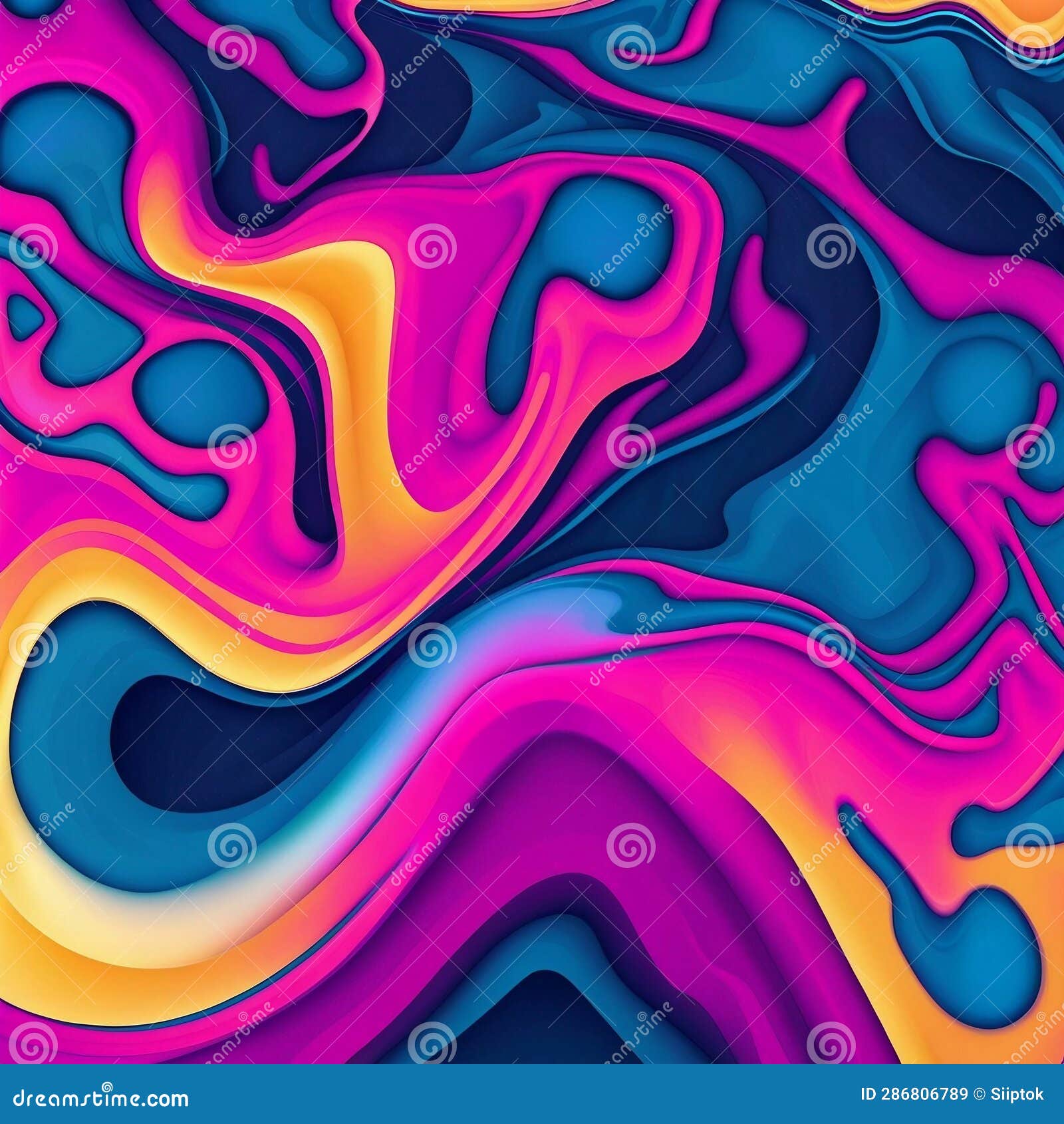 Colorful Gradation Texture Wave Abstract Background Stock Illustration ...