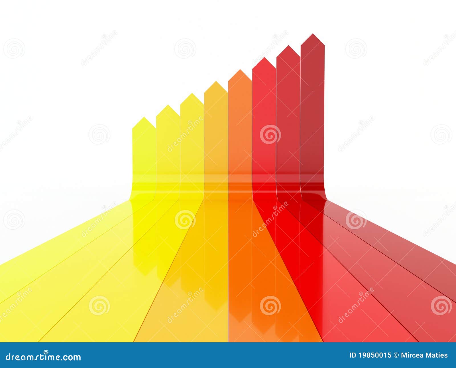 Colorful gradient arrows stock illustration. Illustration of abstract ...