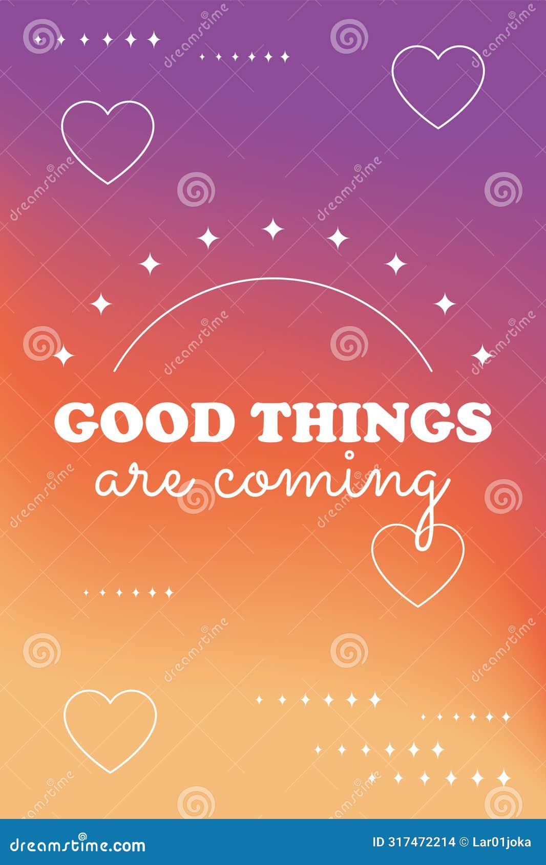 Colorful Gradient Background with Motivational Text Vector Stock Vector ...