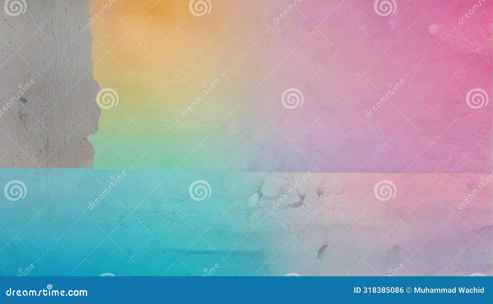 Colorful Gradient Background on Wall Concrete Texture. Stock Photo ...
