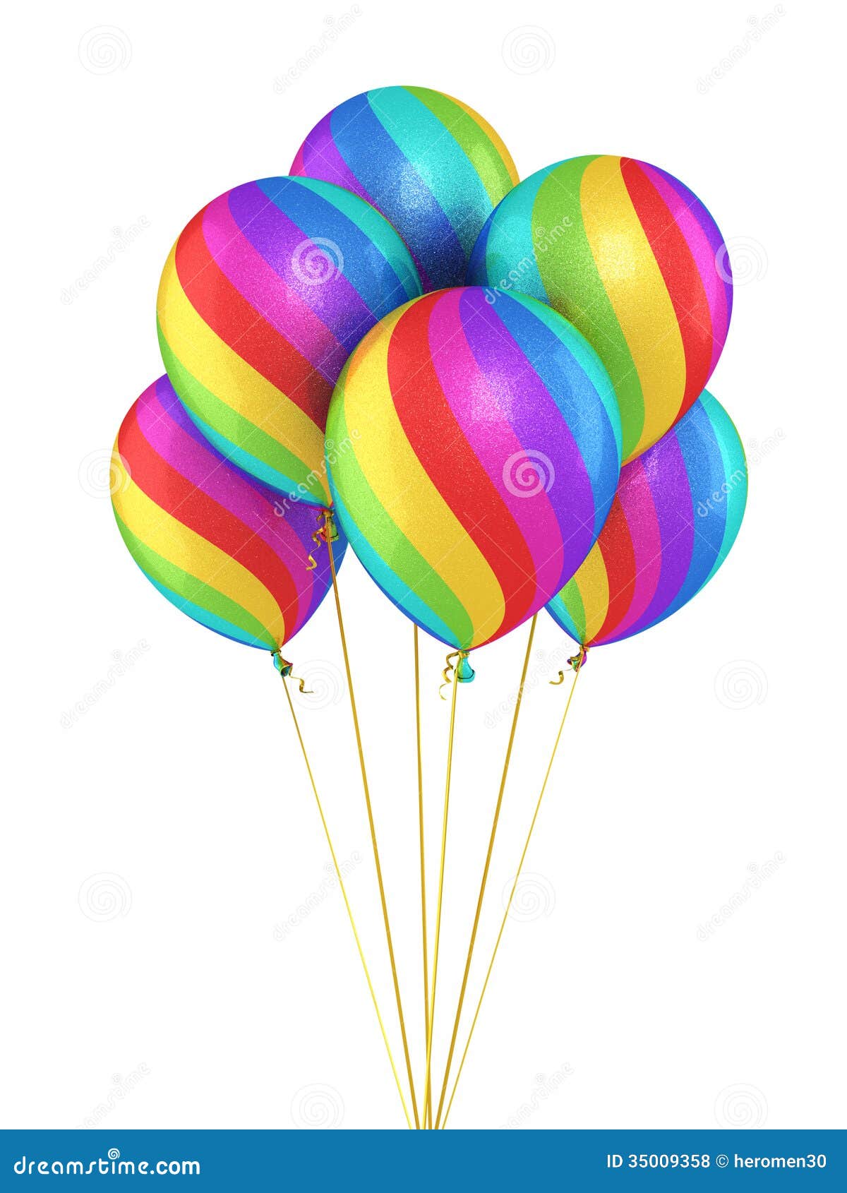 Colorful Gradient Balloons stock illustration. Illustration of helium ...