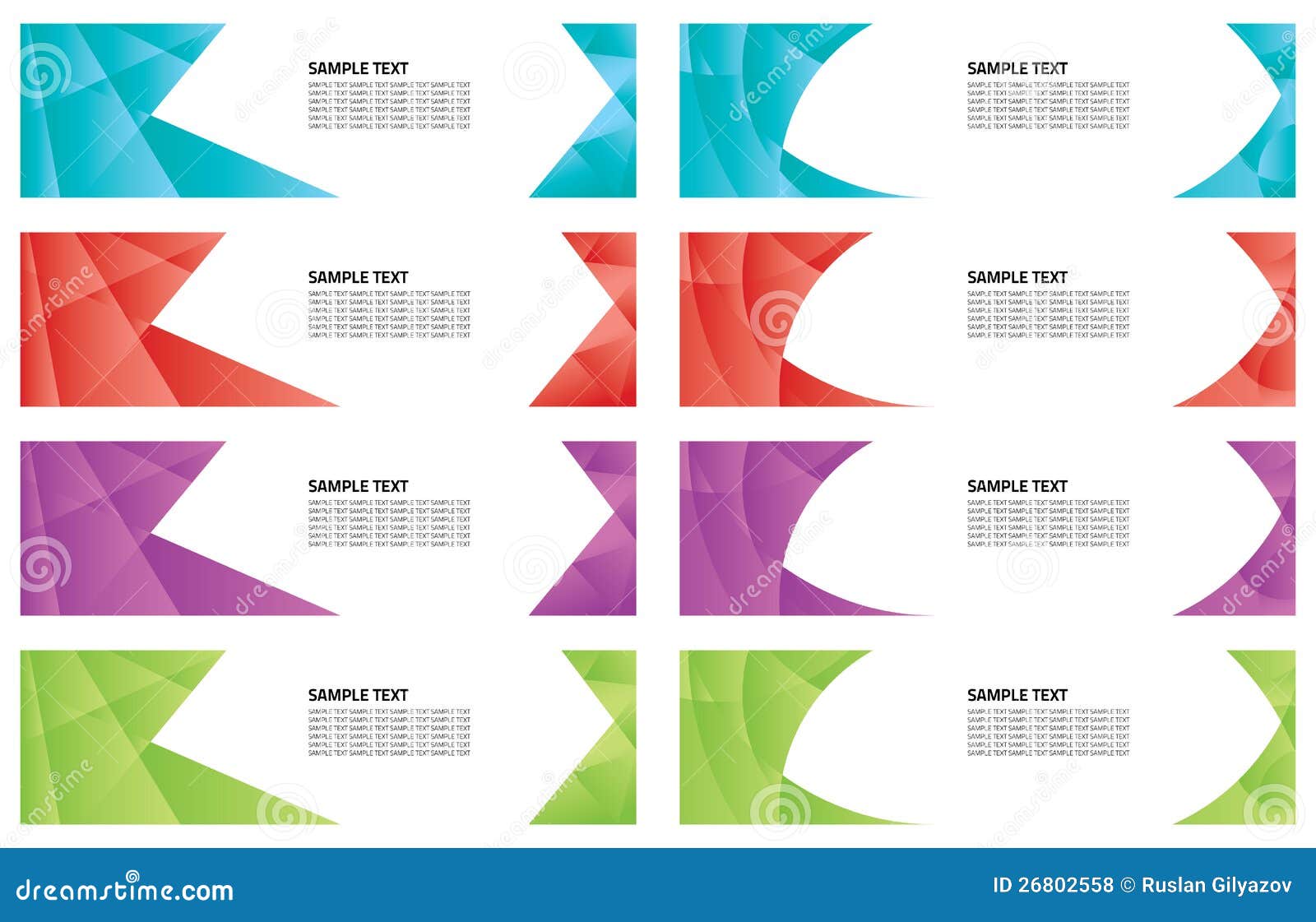 Colorful gradient banner stock vector. Illustration of flow - 26802558