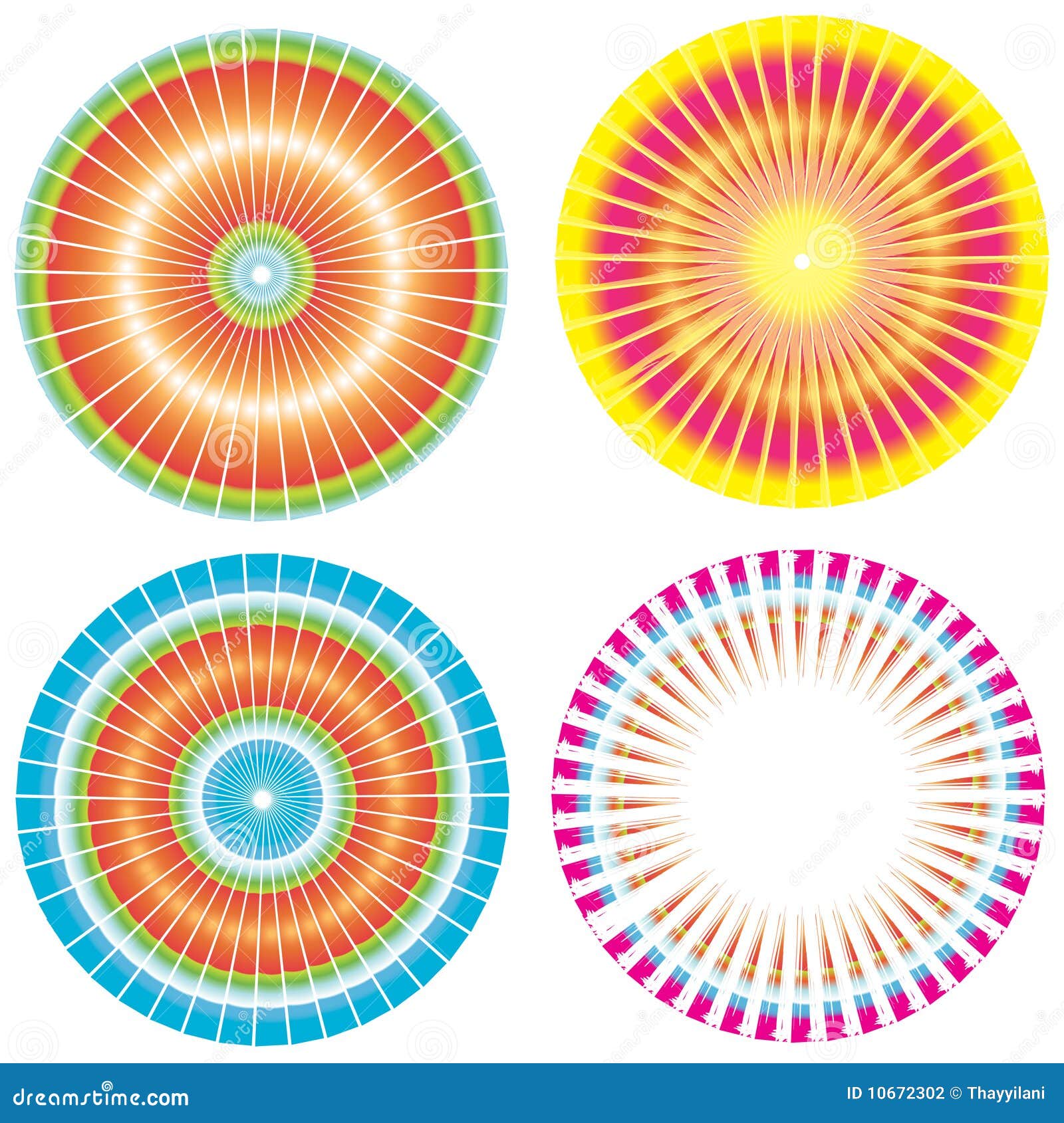 Colorful gradient Circles stock vector. Illustration of circle - 10672302