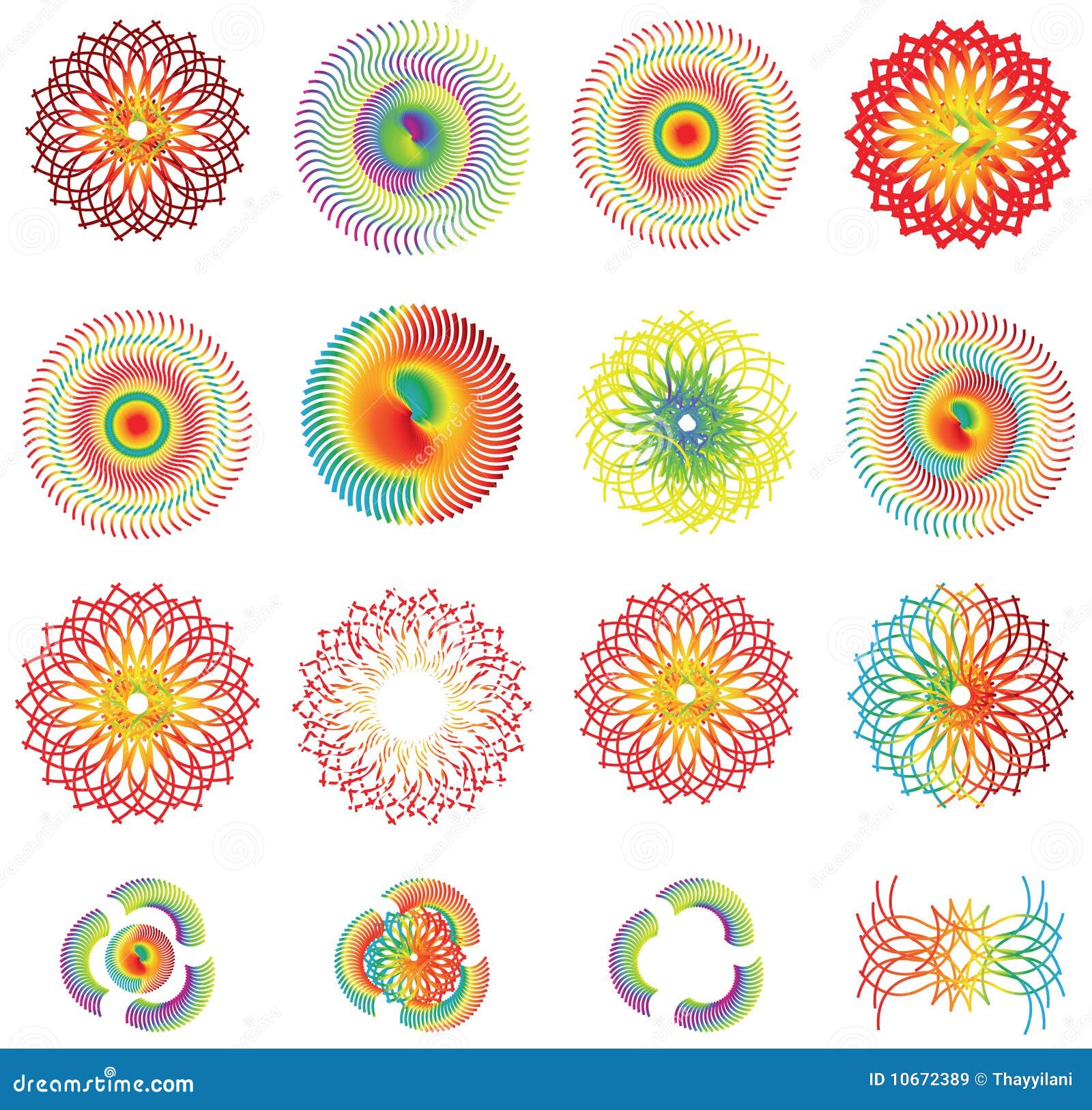 Colorful gradient Designs stock vector. Illustration of decor - 10672389