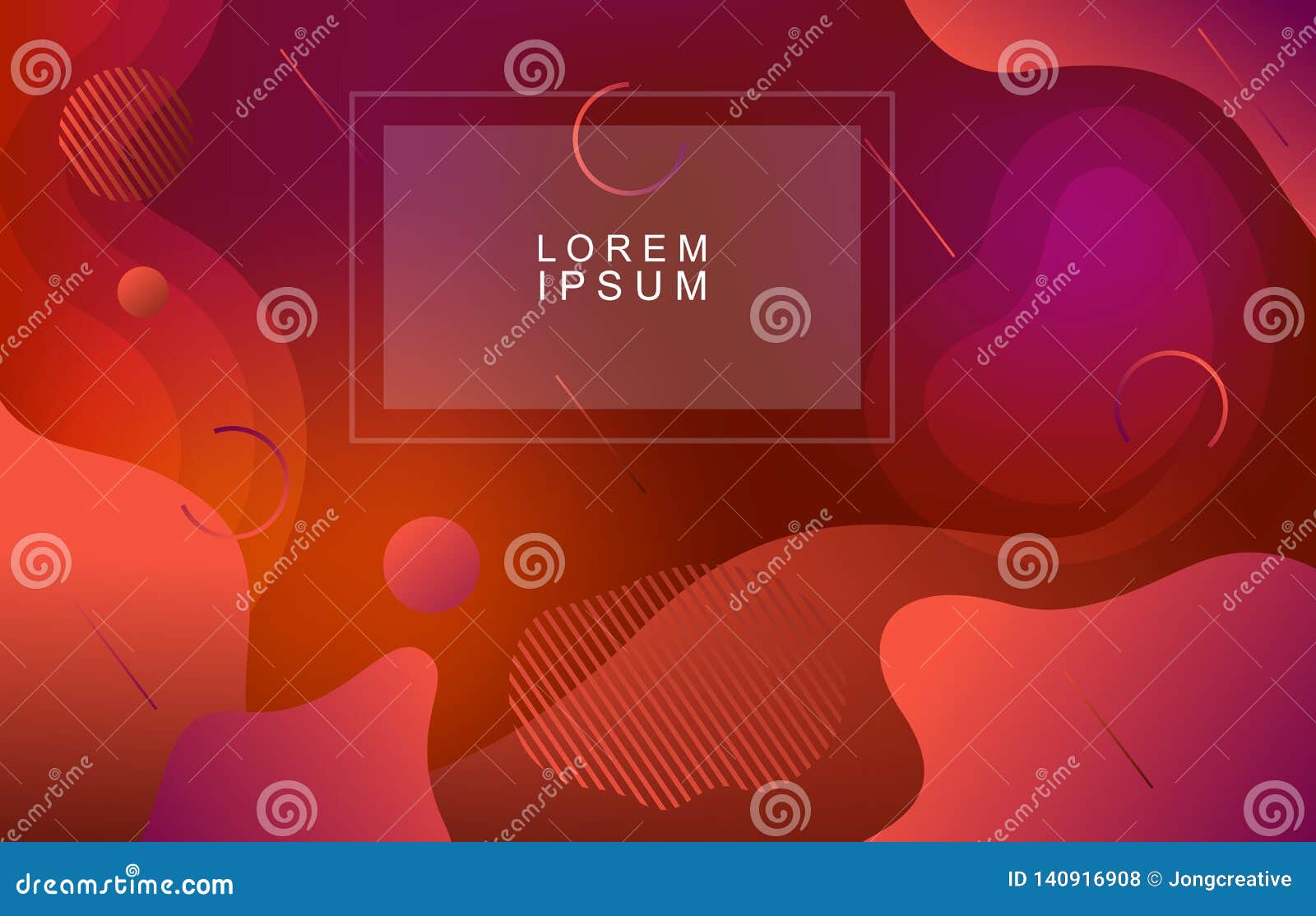 Colorful Gradient Fluid Liquid Geometric Dynamic Shape Background Stock ...