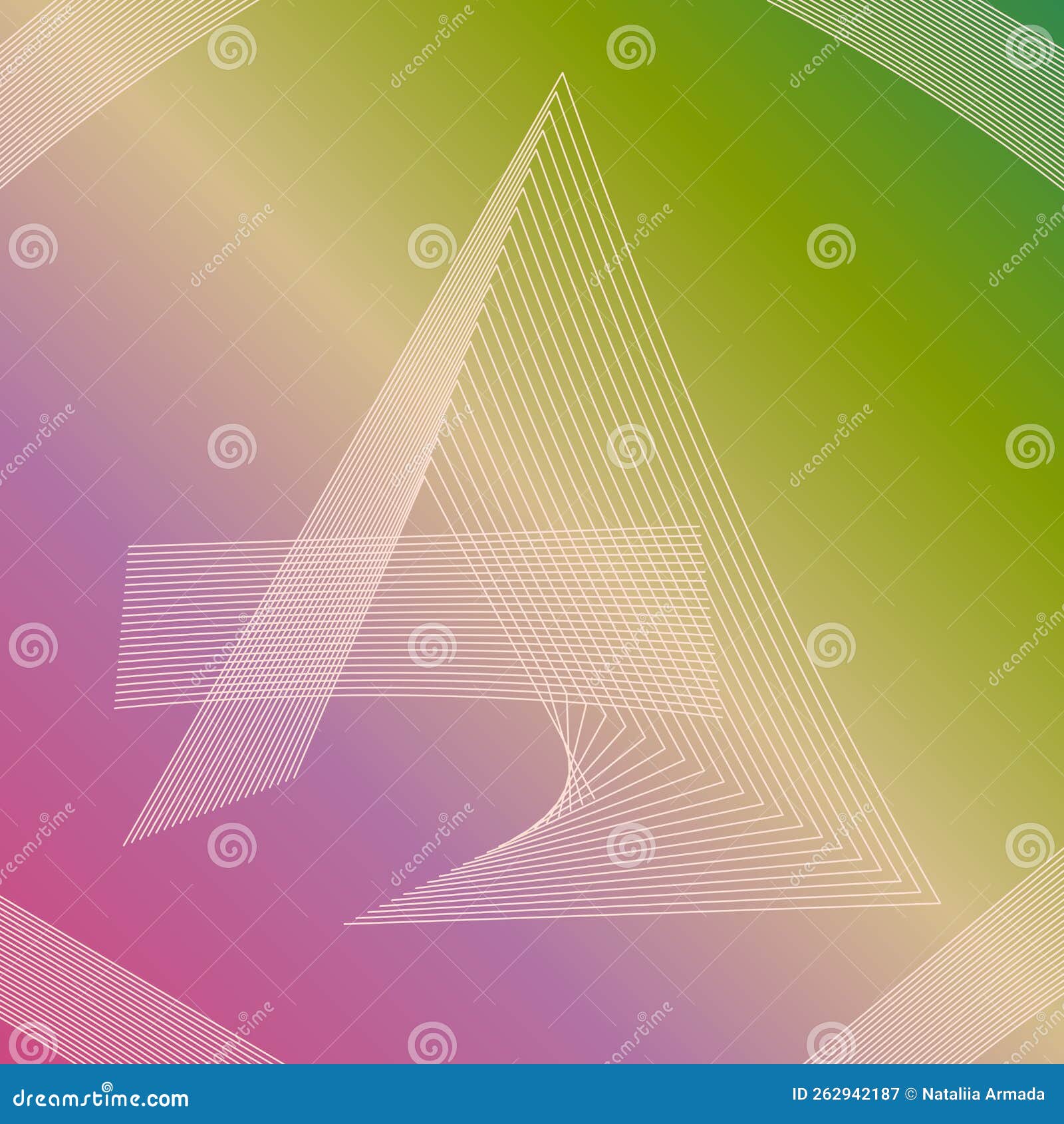 Colorful Gradient with Geometric Letter a. Stock Vector - Illustration ...