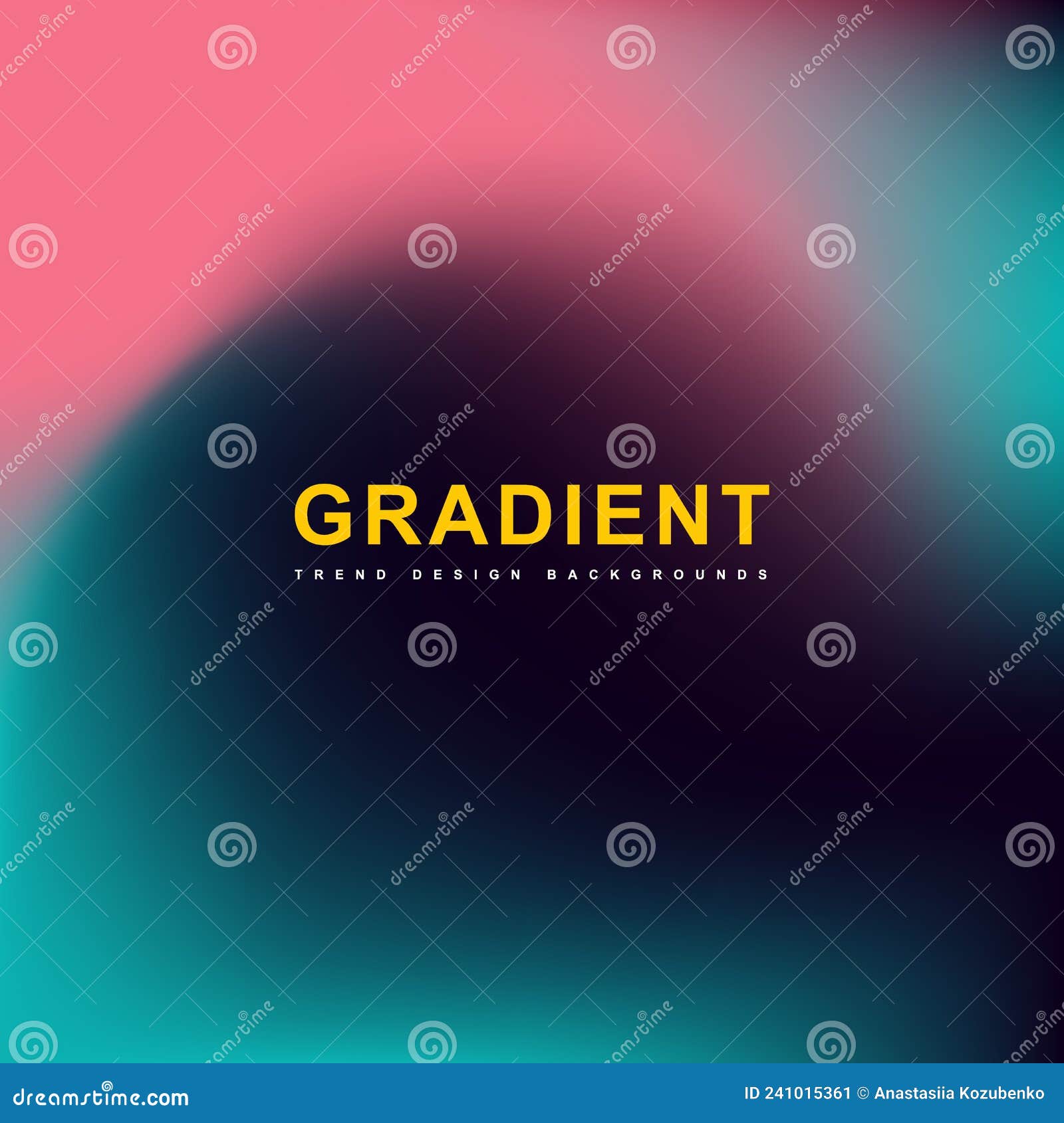 Colorful Gradient Mesh Background. Vector Abstract Dark Gradient ...