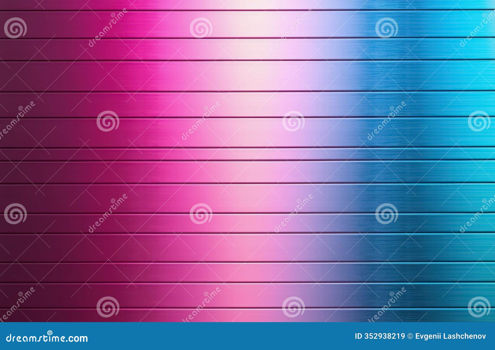 Colorful Gradient of Pink and Blue Horizontal Stripes on Brushed Metal ...