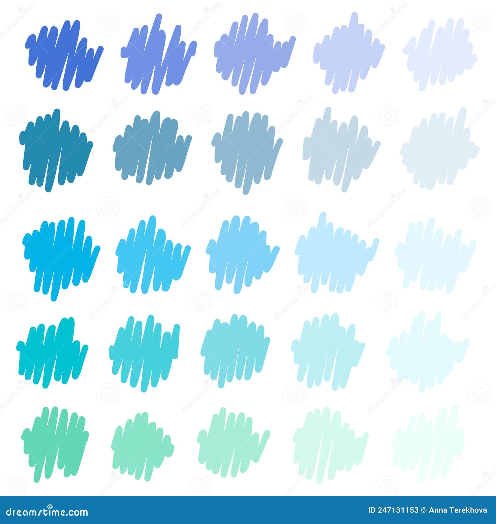 Colorful and Gradient Spots Simple Art Vector Stock Vector ...