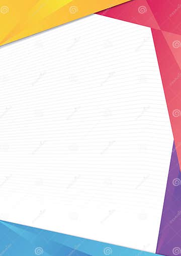 Colorful Triangle Frame Border Stock Vector - Illustration of graphic ...