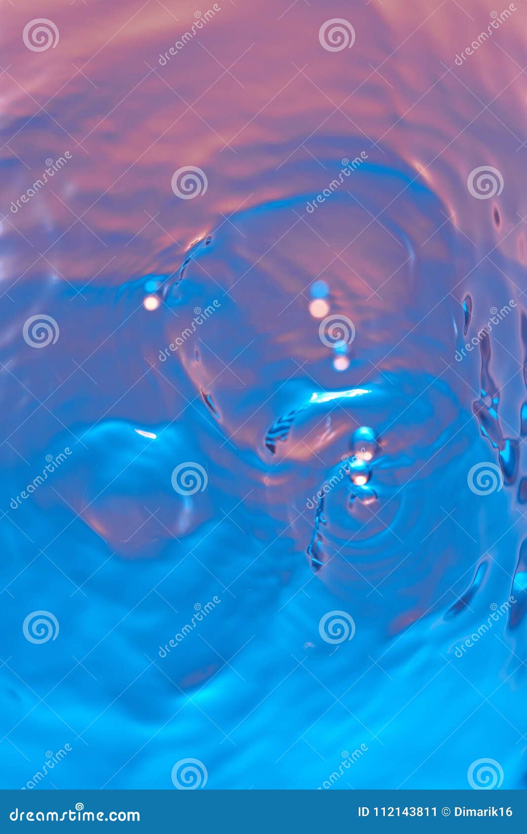 Colorful Gradient Water Surface Stock Image - Image of level, close ...