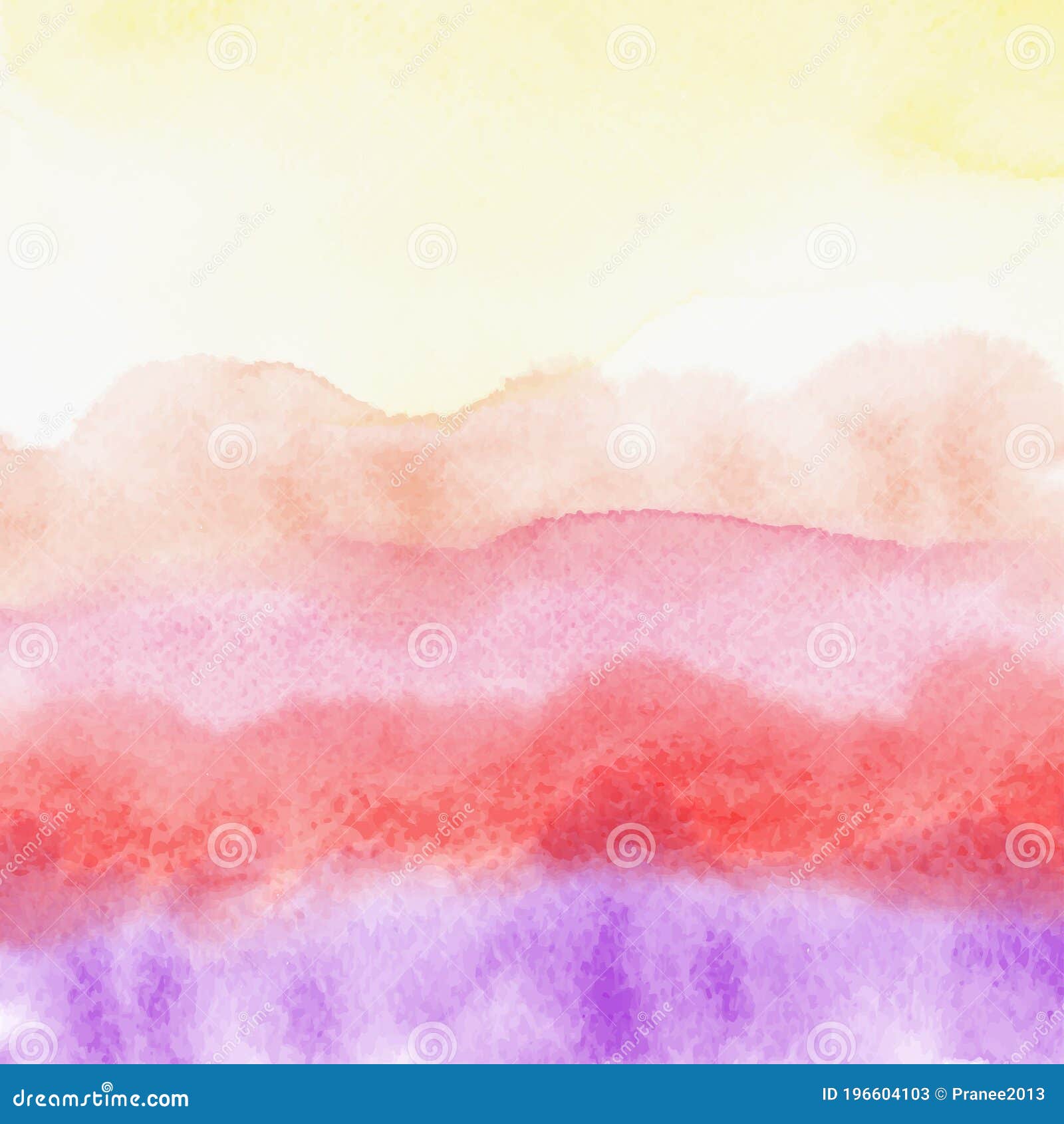 Colorful Gradient Watercolor for Background Stock Vector - Illustration ...