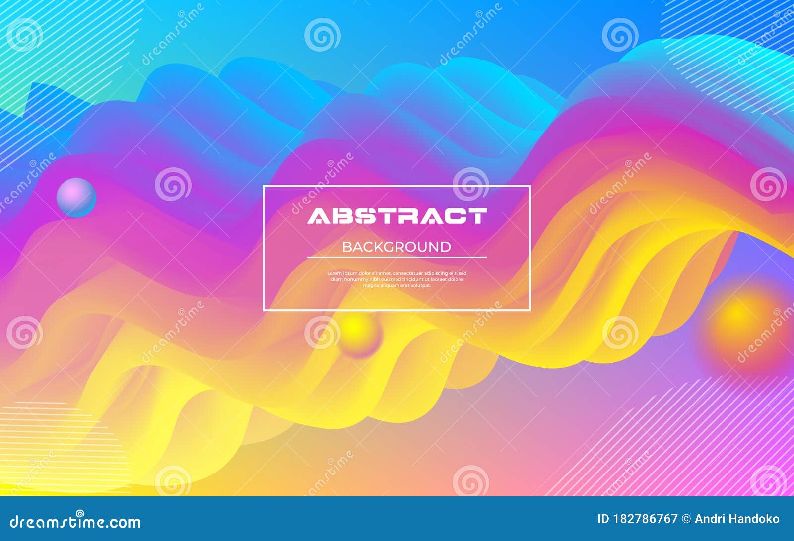 Colorful Gradients Abstract Background Template Stock Vector ...