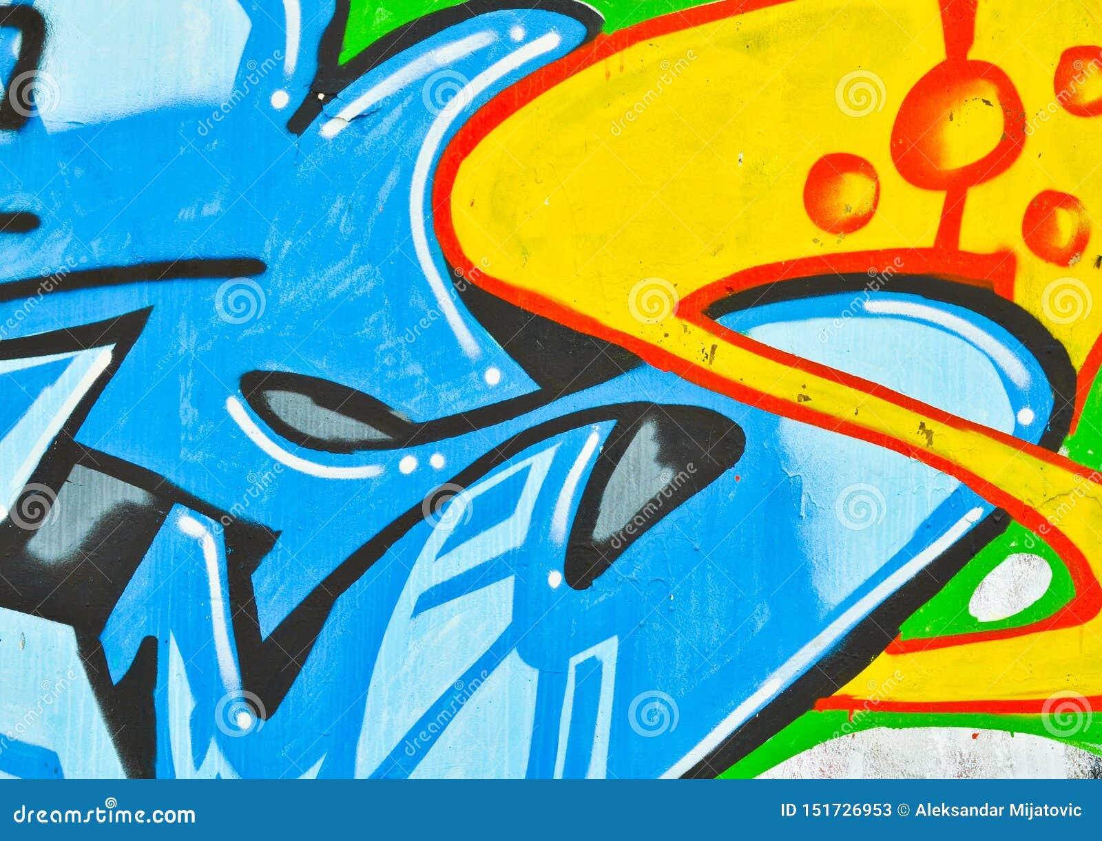 Colorful Graffiti Background Stock Image - Image of creative, rough ...