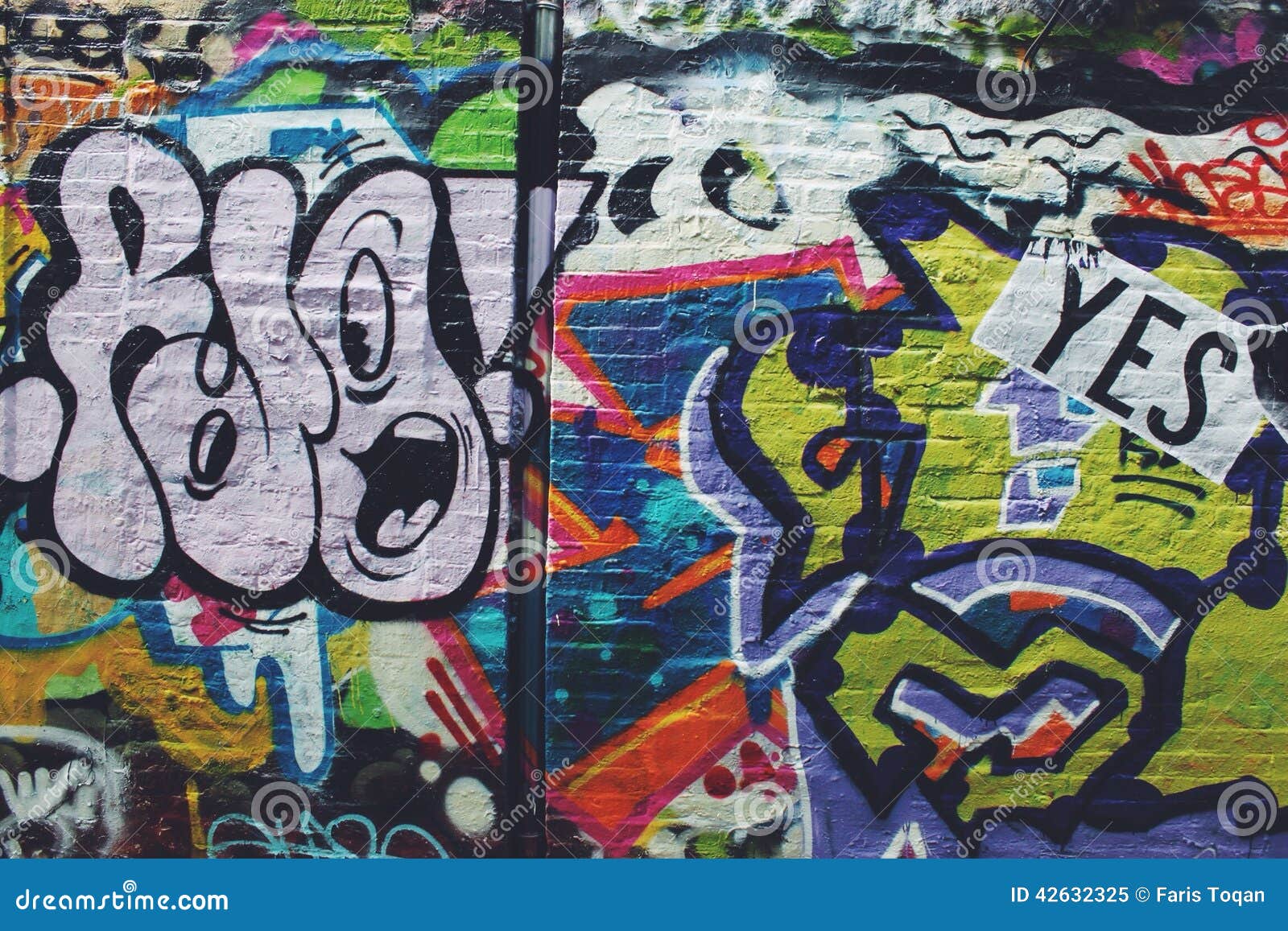 Colorful Graffiti in Boston Editorial Image - Image of harvard, boston ...