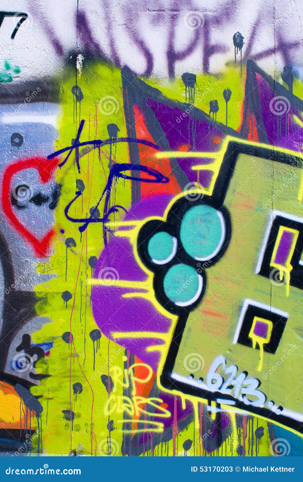 Colorful Graffiti stock image. Image of fresh, multicoloured - 53170203