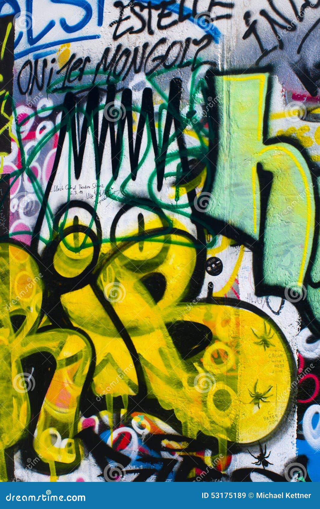 Colorful Graffiti editorial stock image. Image of colors - 53175189