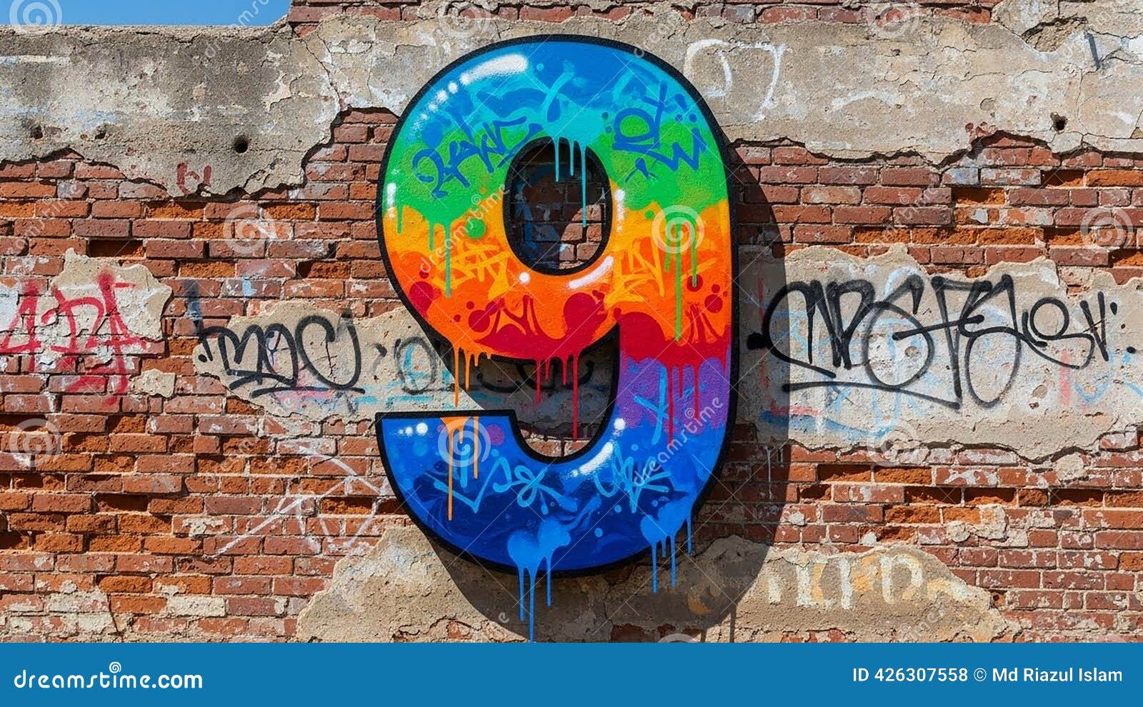 graffiti numbers 9