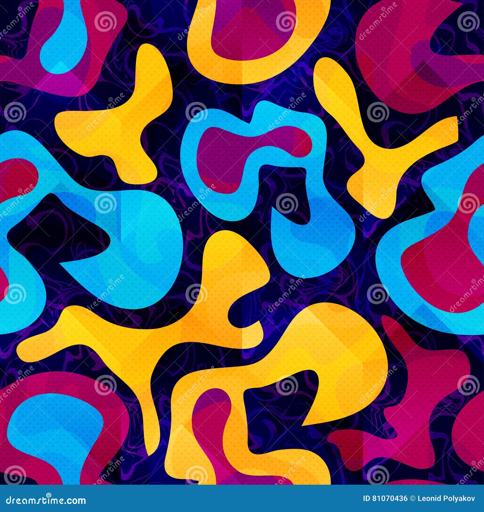 Colorful Graffiti Pattern on Dark Background Seamless Abstract Pattern ...
