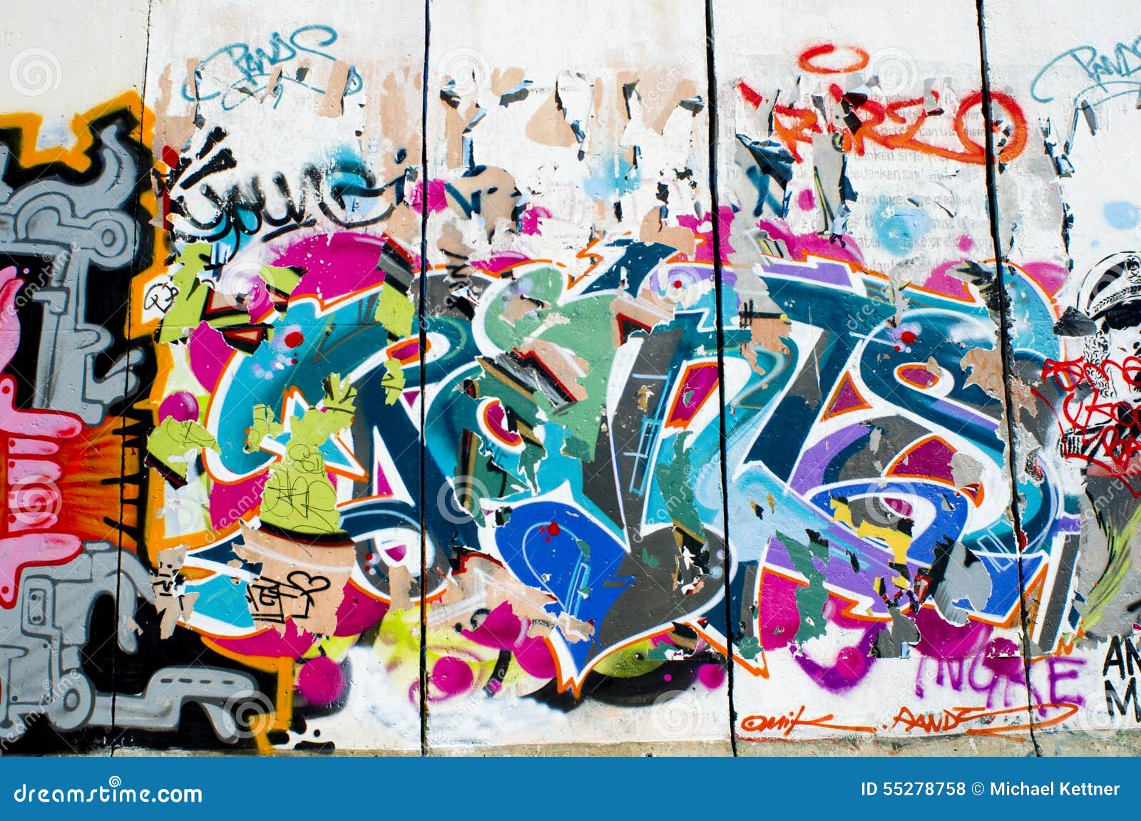 Colorful Graffity editorial stock photo. Image of movement - 55278758