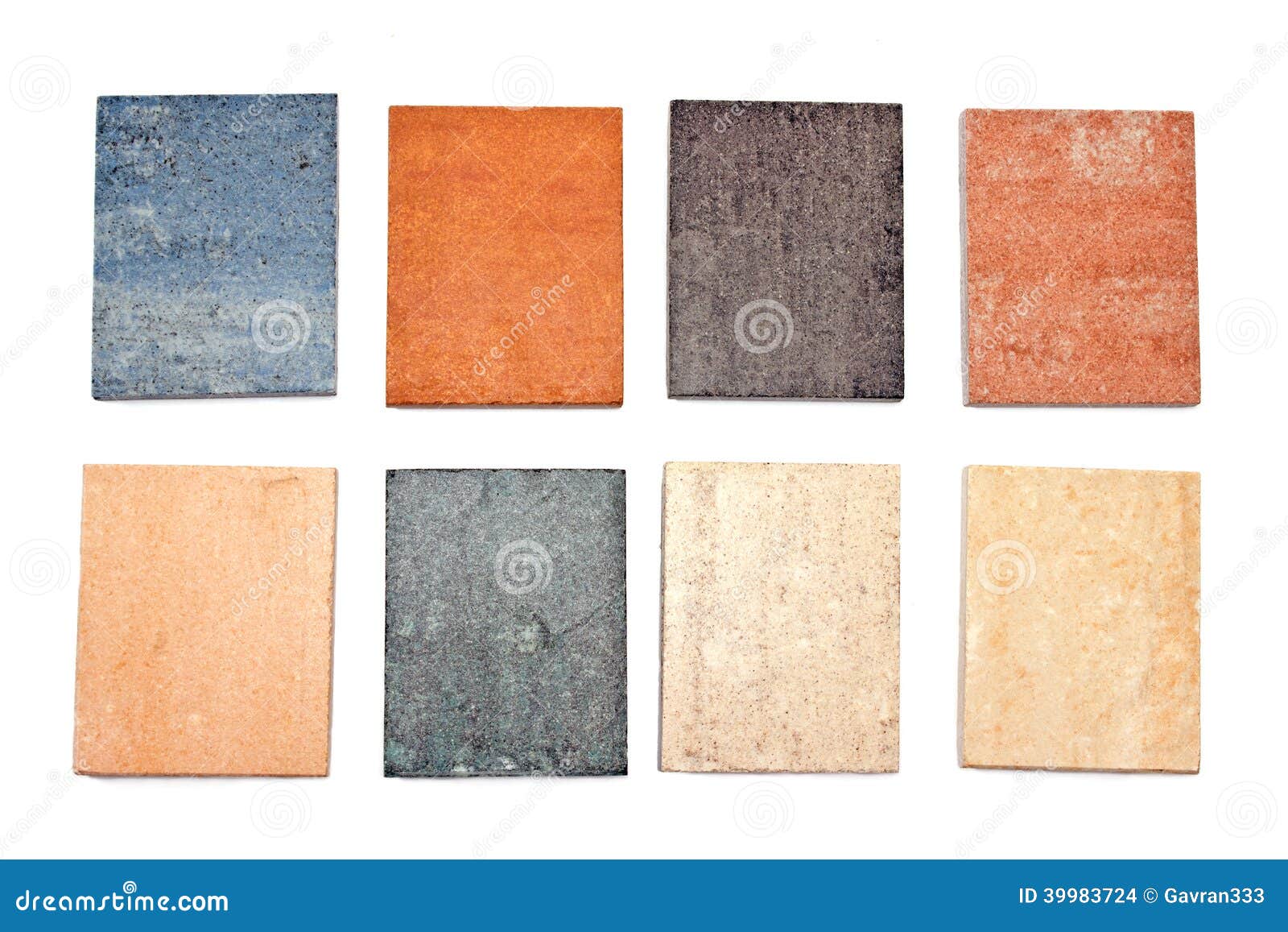 Colorful Granite Texture Samples Stock Photo - Image of stand, brown ...