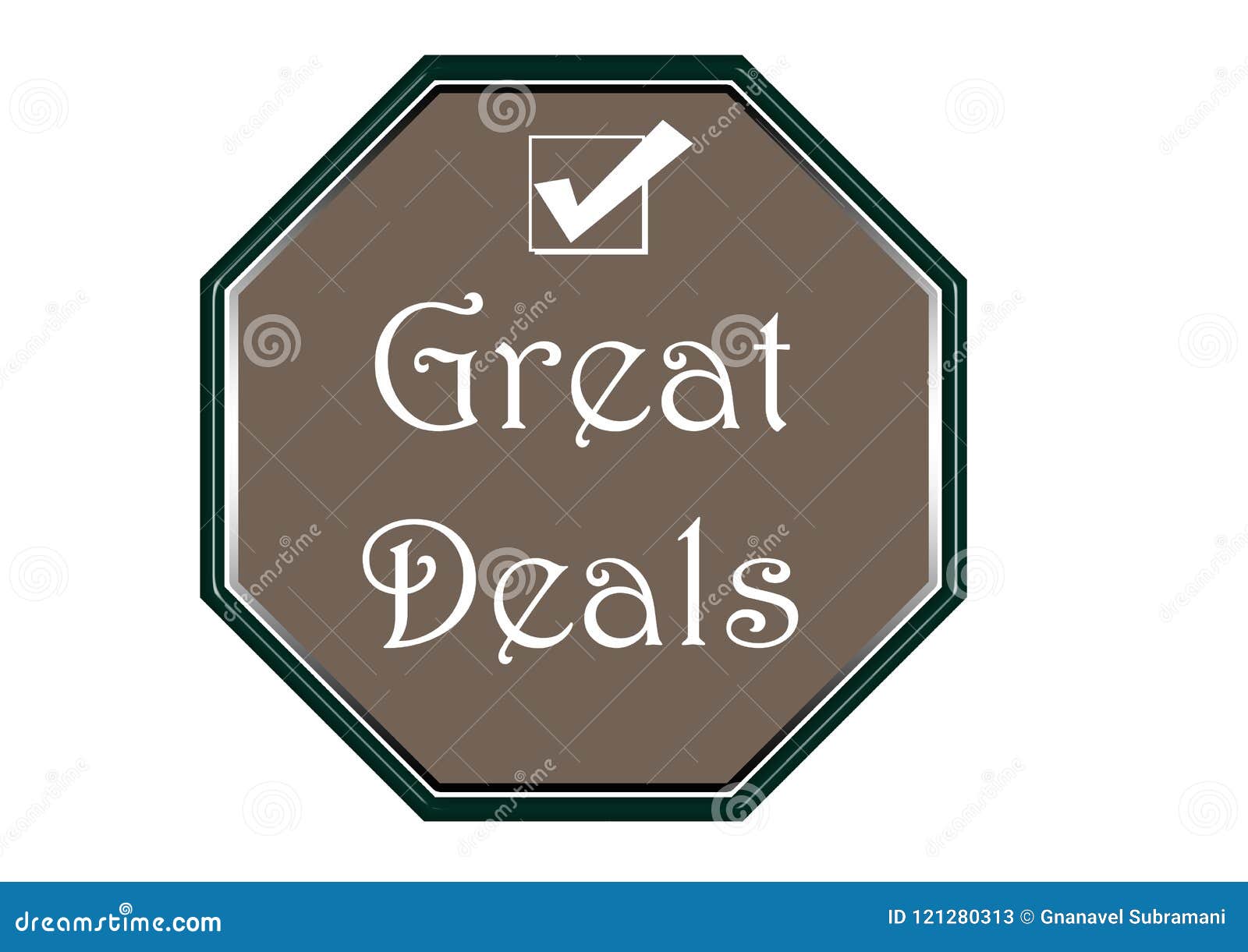 Colorful Great Deals Web Button Click, Application Stock Illustration ...