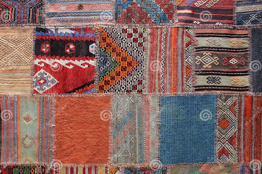 Colorful Greek Carpet Handcrafted Stock Image - Image of wool, handmade ...