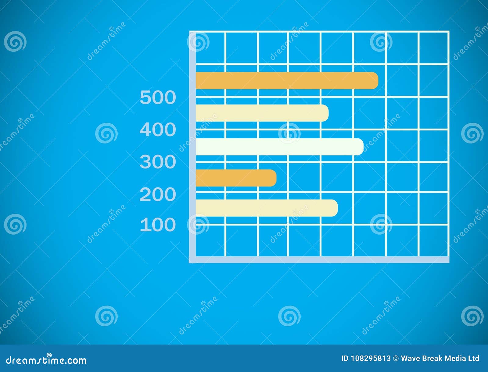 Colorful Grid Chart Statistics Stock Illustration - Illustration of ...