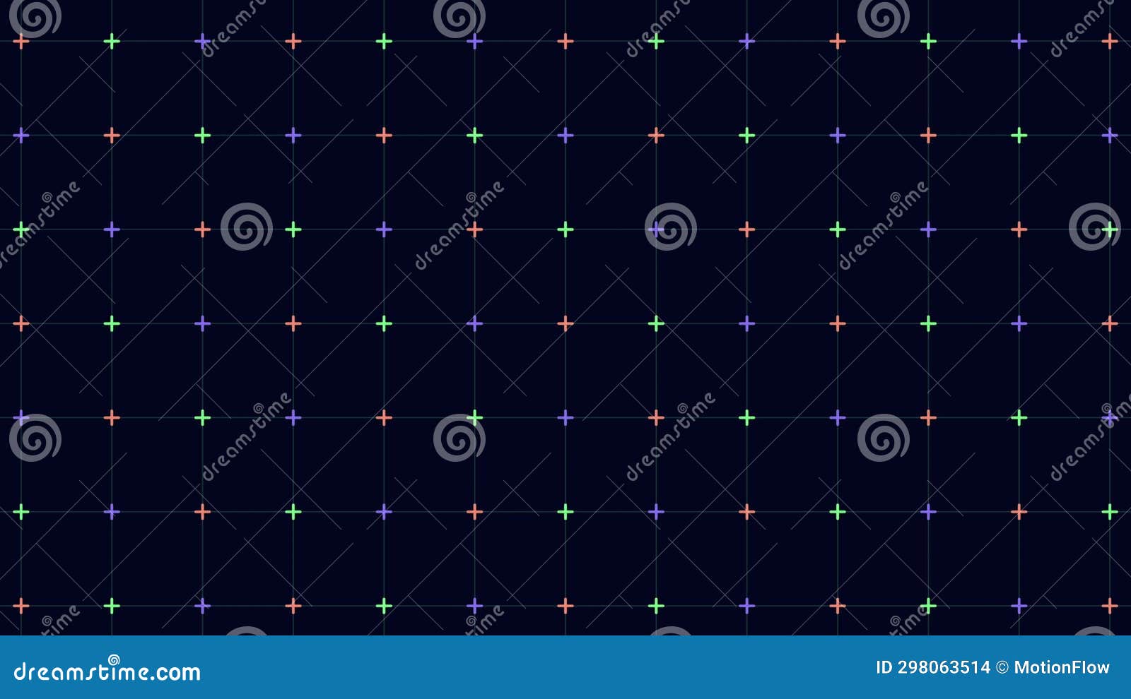Vibrant Colored Dot Grid Pattern on Black Background Stock Footage ...