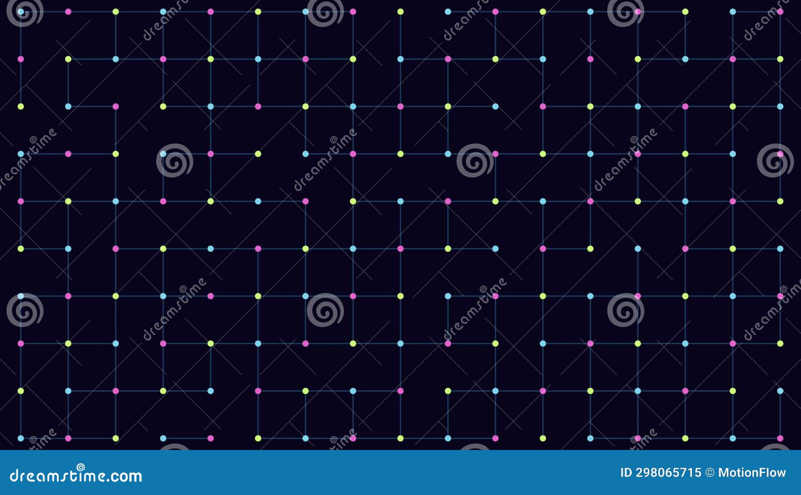 Colorful Grid Pattern a Visually Striking Seamless Design of ...
