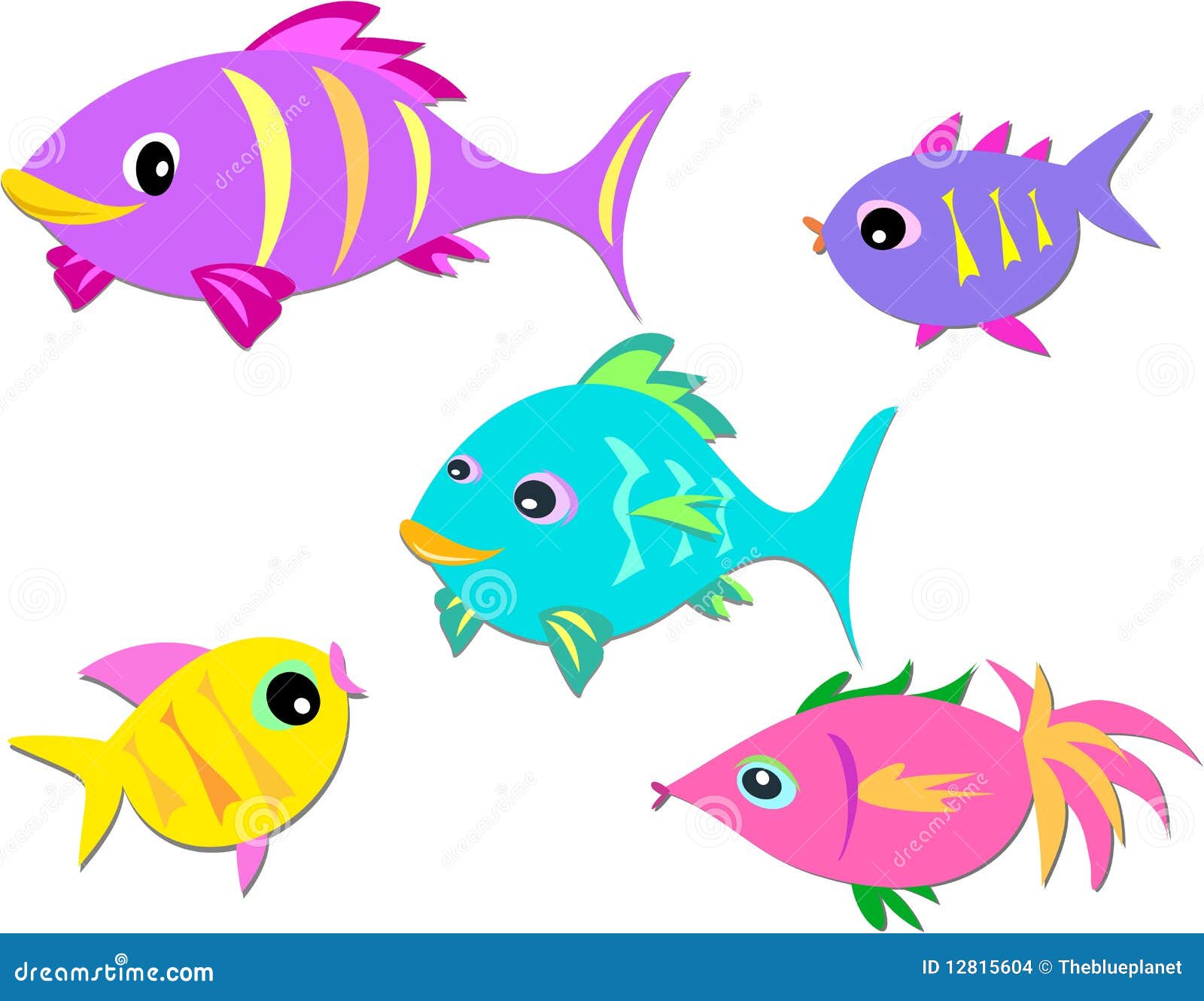 Colorful Group Of Fish Stock Images - Image: 12815604