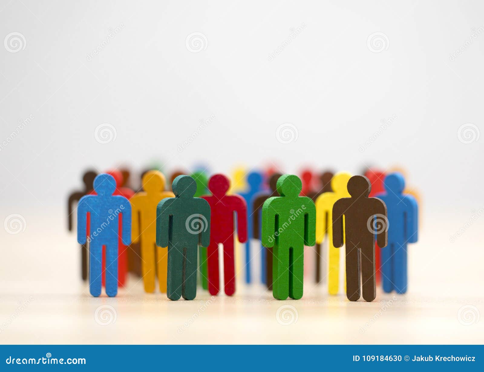 Colorful Group of People Figures Stock Photo - Image of colorful ...