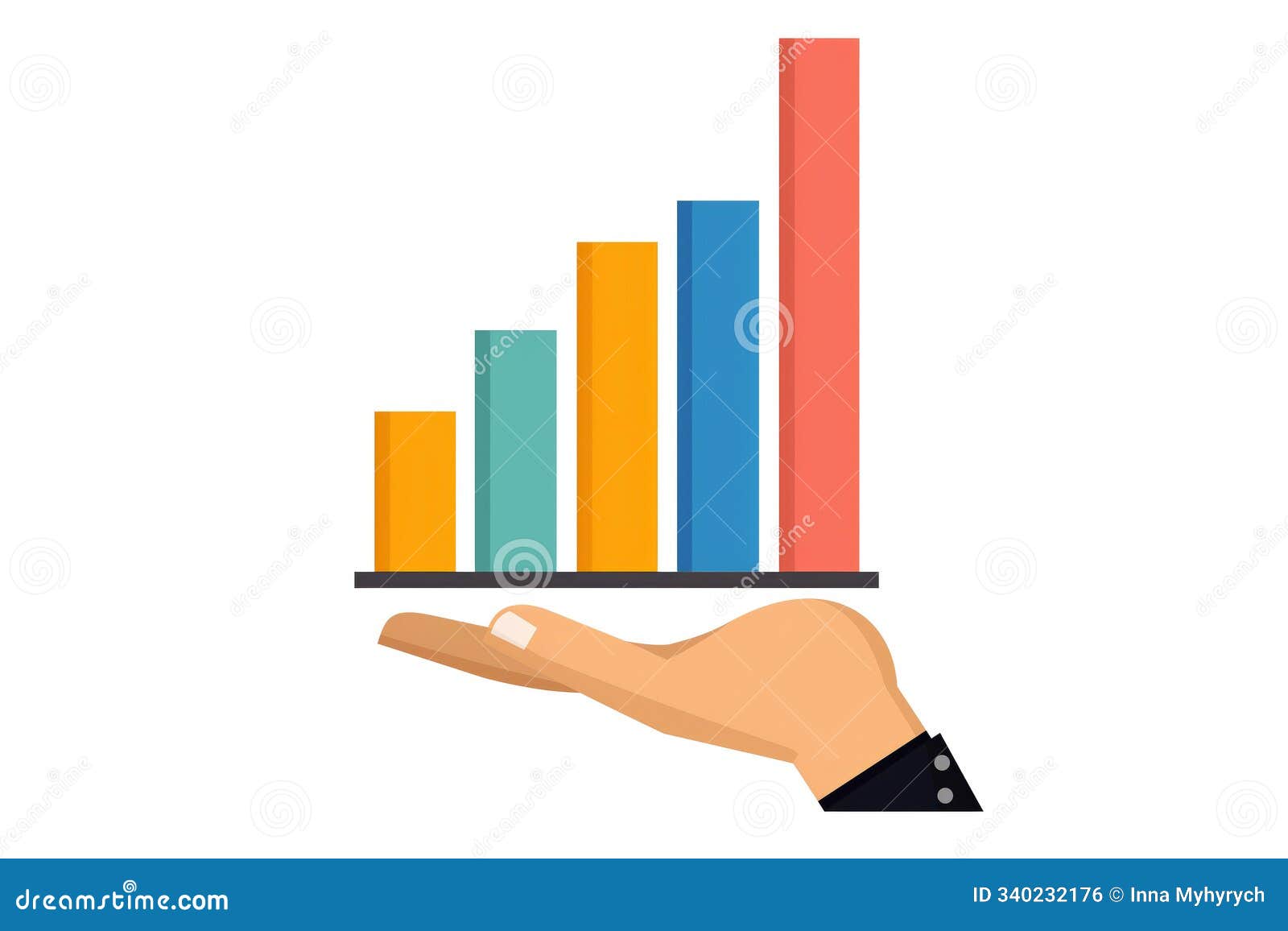Progress Statistic Concept. Infographic Template For Presentation ... Progress Statistic Concept. Infographic Template For Presentation ...