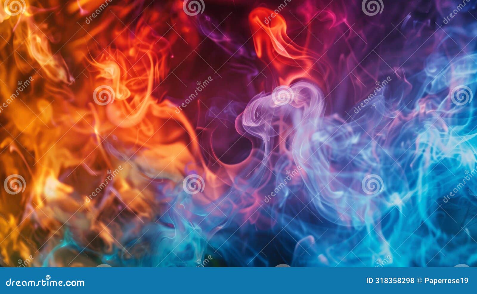 Colorful Grudge Flame Background Stock Illustration - Illustration of ...