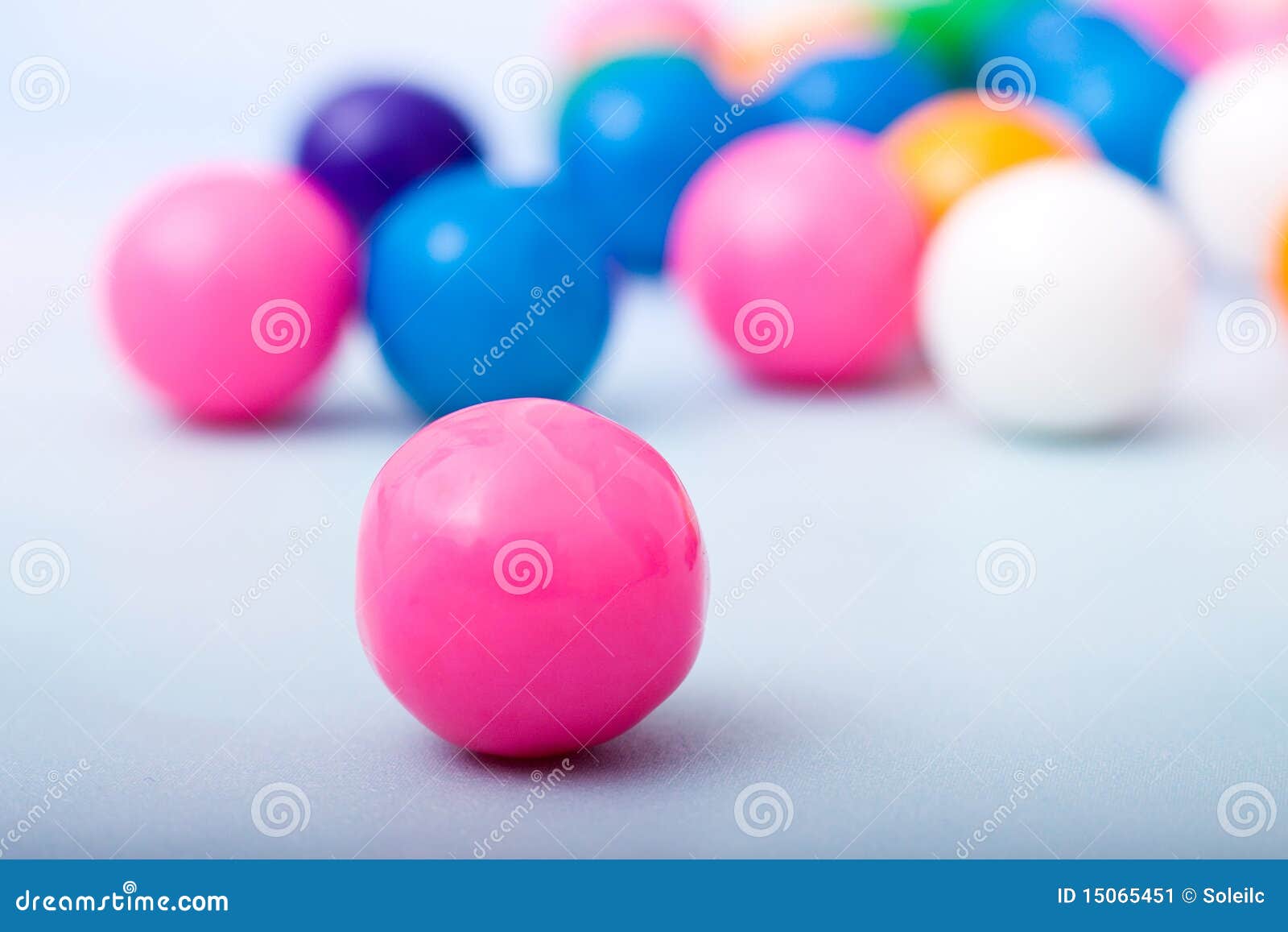 Colorful gum balls stock image. Image of round, junk - 15065451