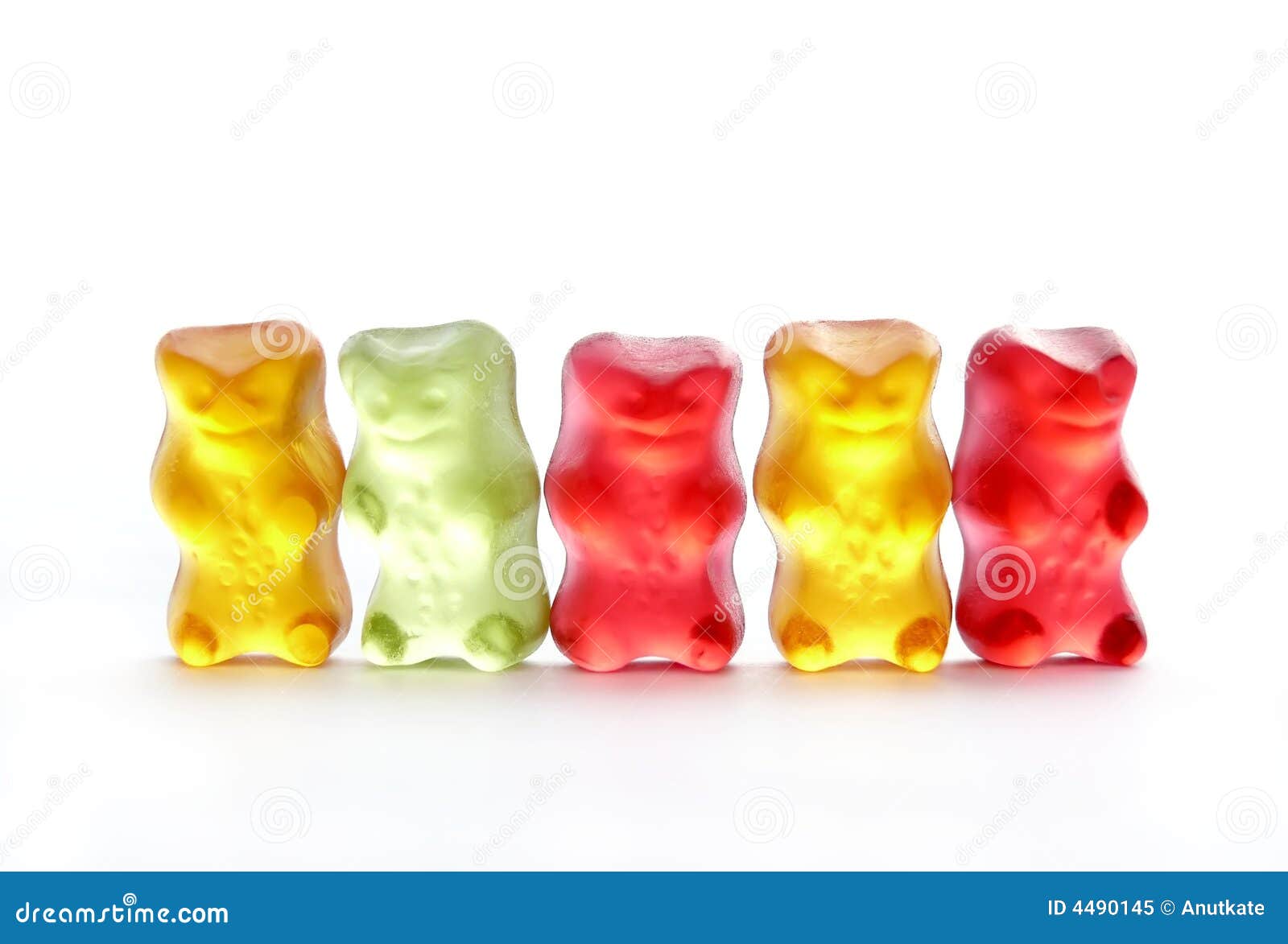 Colorful gummy bears editorial image. Image of yellow - 4490145