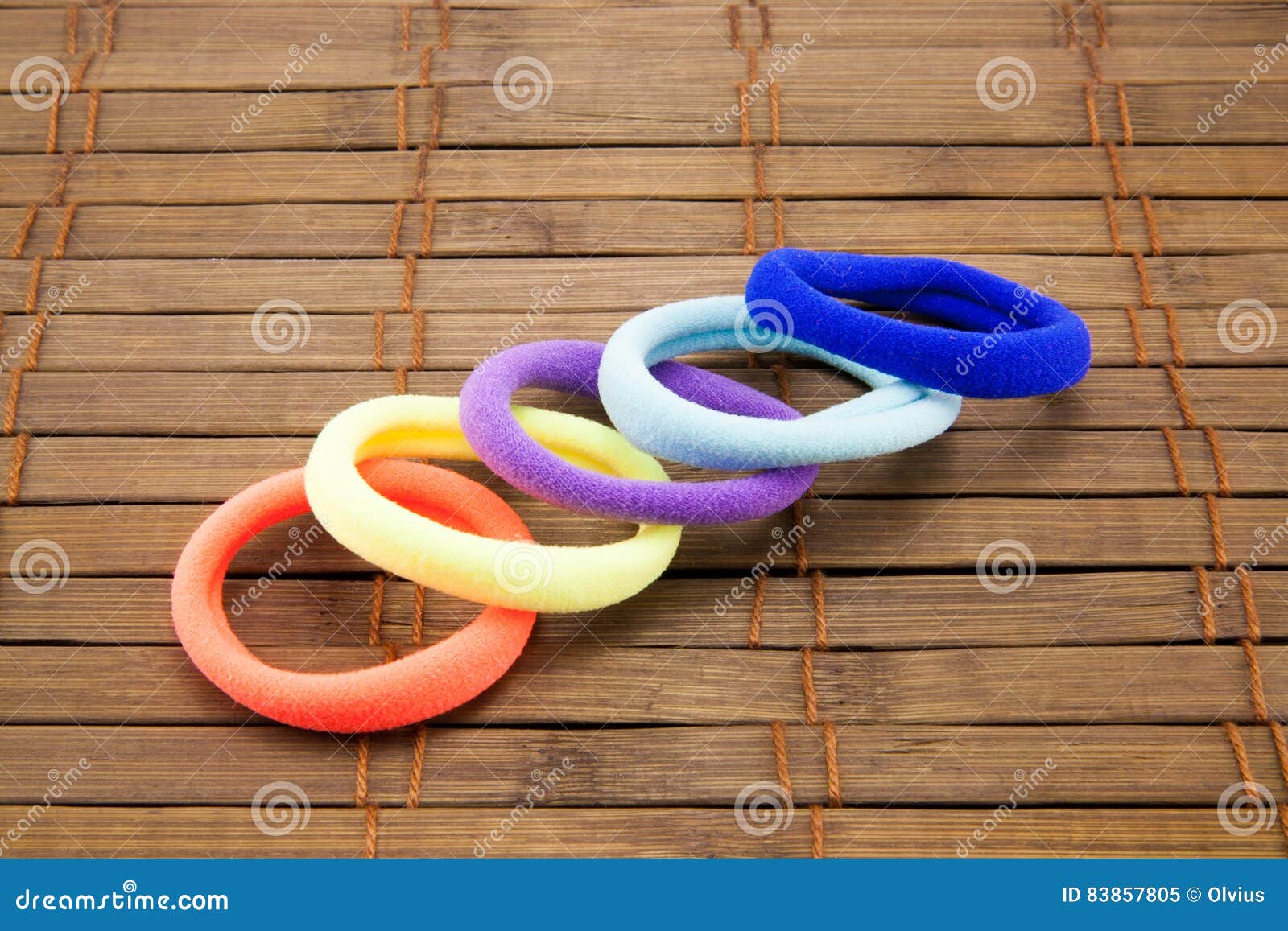 Colorful hair bands stock image. Image of hair, circular - 83857805