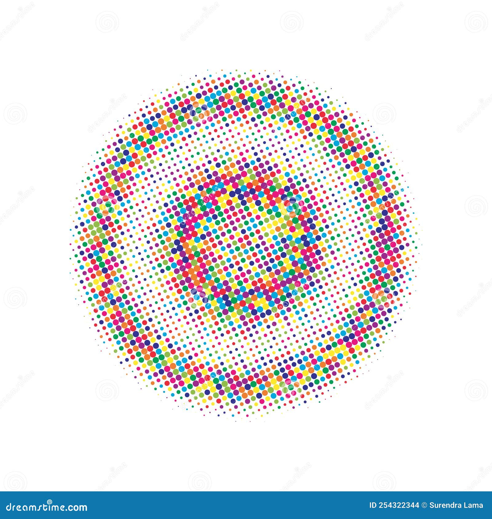Colorful Halftone Backdrop. Abstract Background. Texture Logo. Dot ...