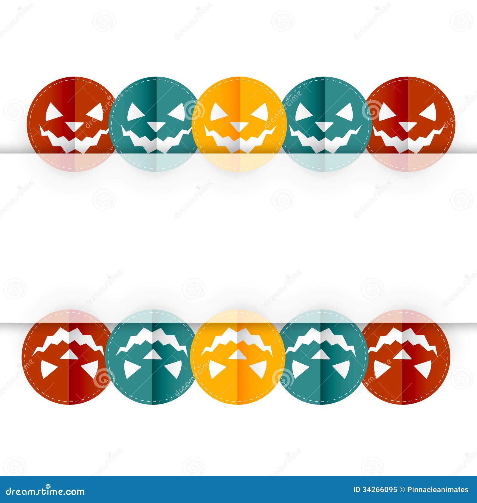 Colorful halloween design stock vector. Illustration of october - 34266095
